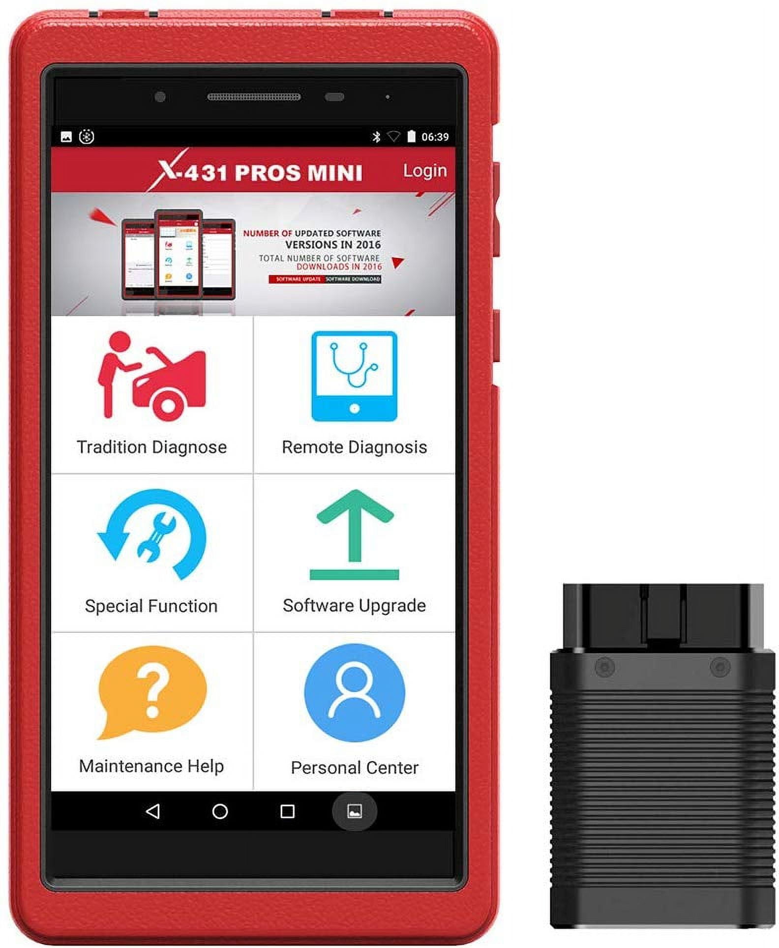 LAUNCH X431 PROS Mini Bi-Directional Scan Tool Code Reader Car Diagnostic Tool WiFi Bluetooth ...