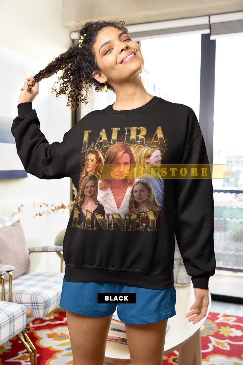 LAURA LINNEY Vintage Sweatshirt, Laura Linney Homage Sweater, Laura ...
