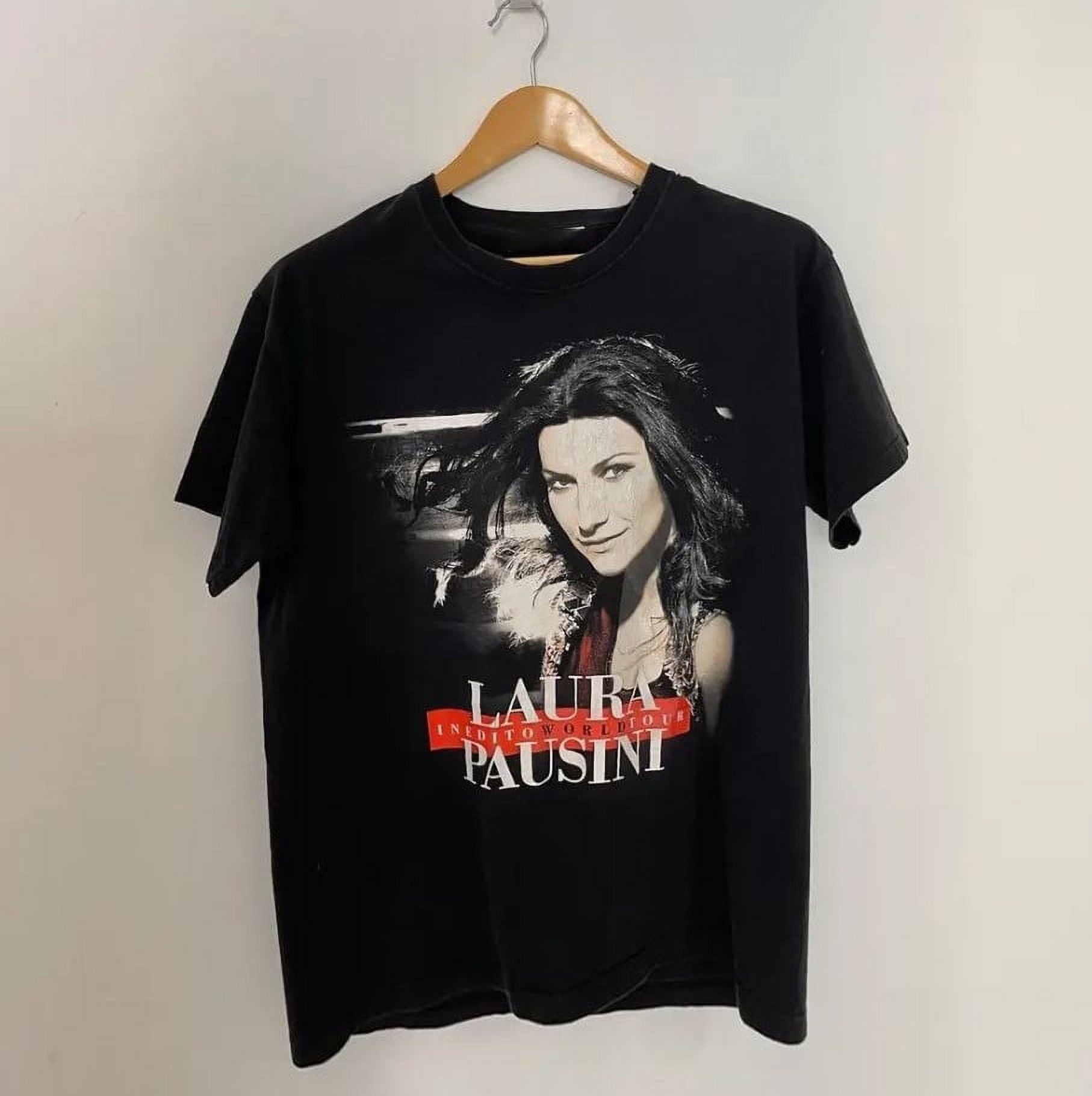 LAURA PAUSINI Inedito World Tour Short Tee For Men Women Cotton Shirt ...