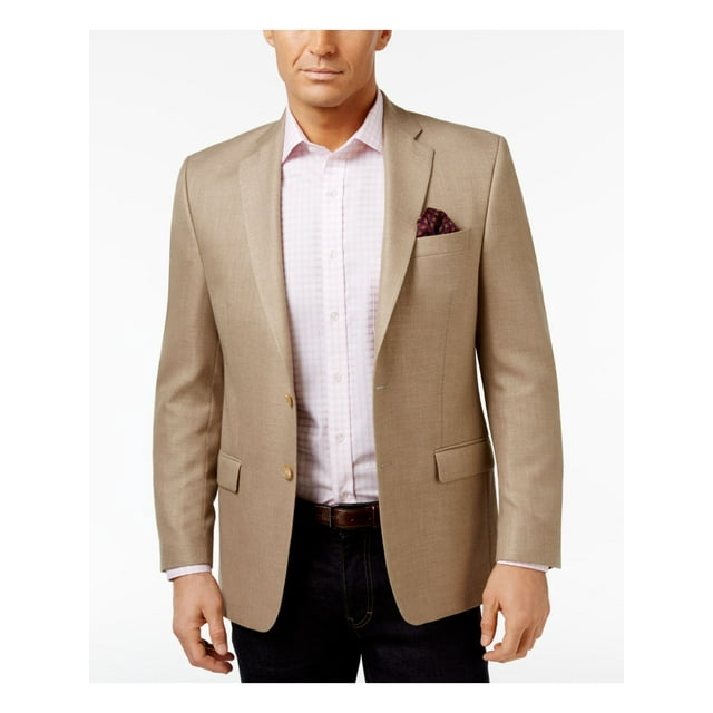 LAUREN RALPH LAUREN Mens Beige Sport Coat 44S - Walmart.com