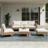 Better Homes & Gardens Tarren 5-Piece Wicker Outdoor Conversation Set ...