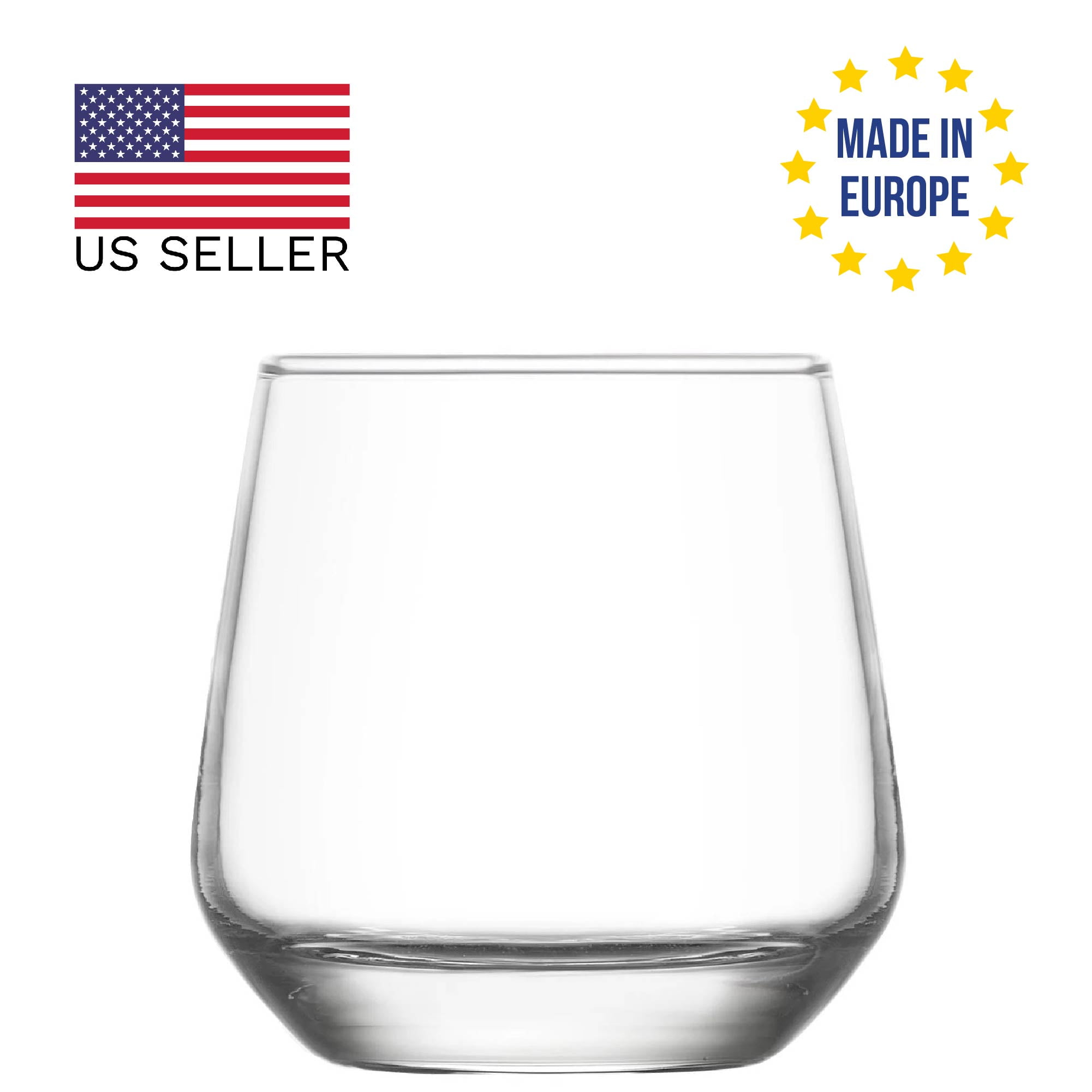 LAV Lal Liqueur Glass Set, Clear Shot Glass Set with Heavy Base ...