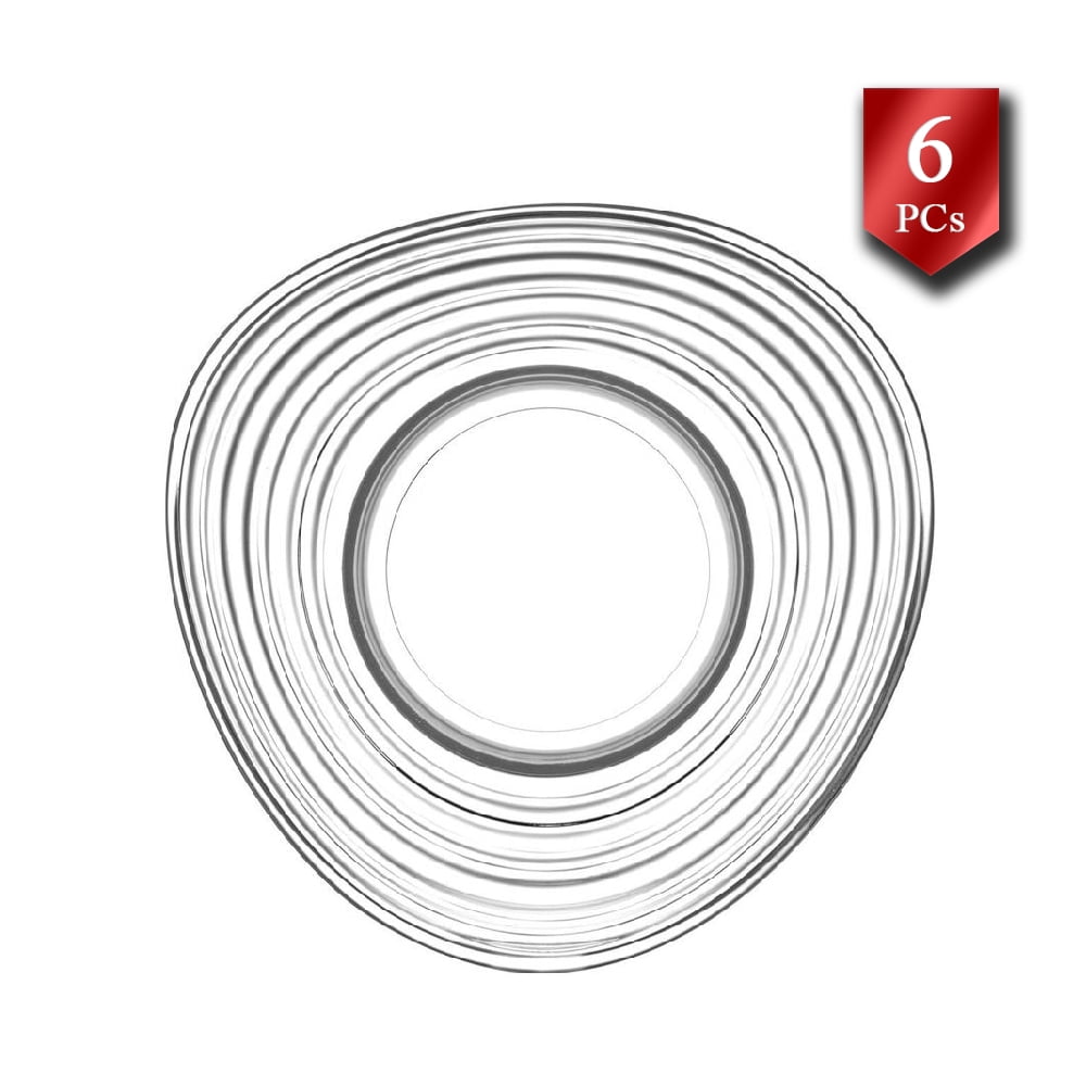 Small Glass Saucer, Set of 6 - Walmart.com