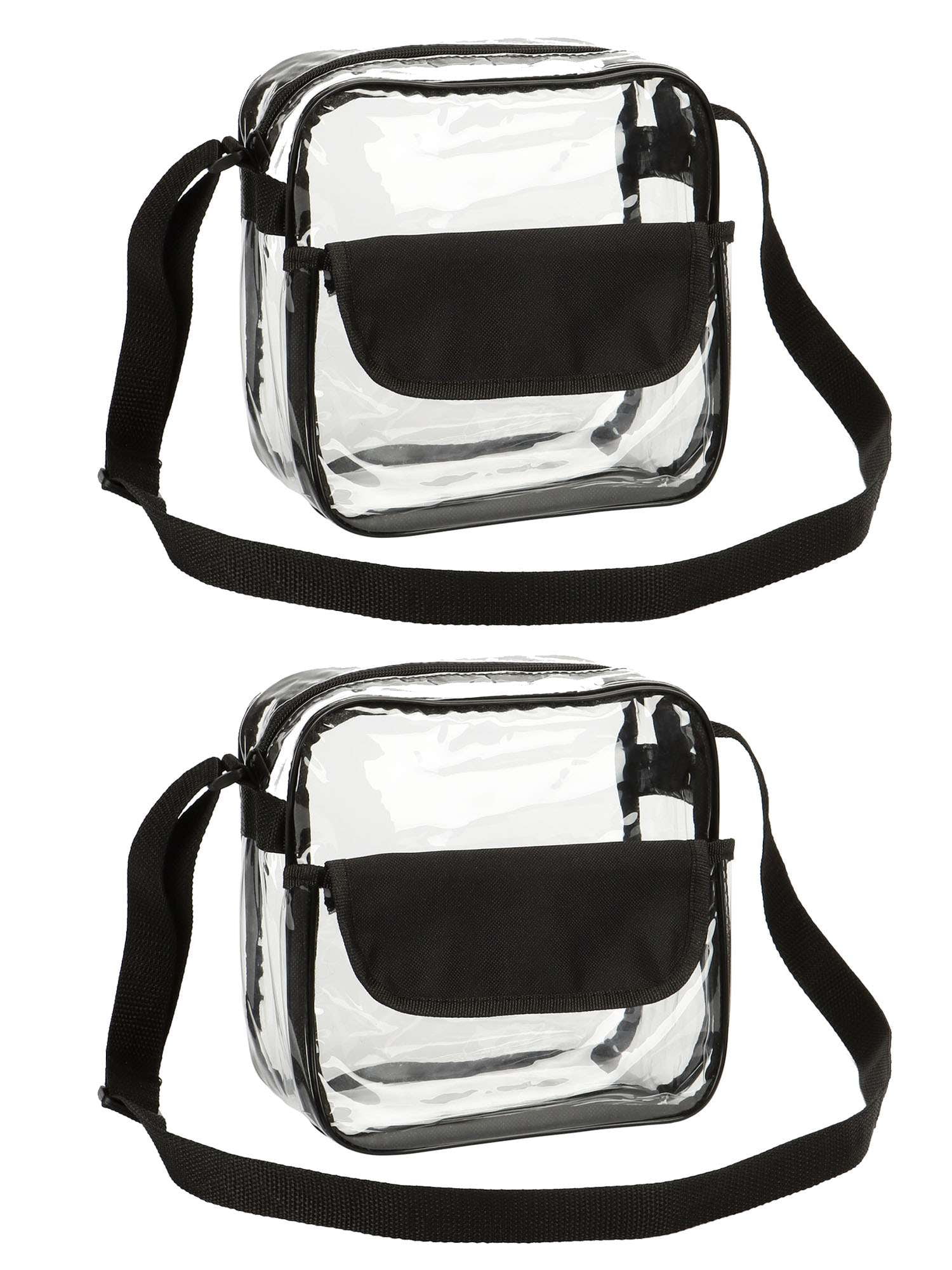 LAVA 2 Pcs Clear Messenger Bags Stadium Approved See Through Clear ...