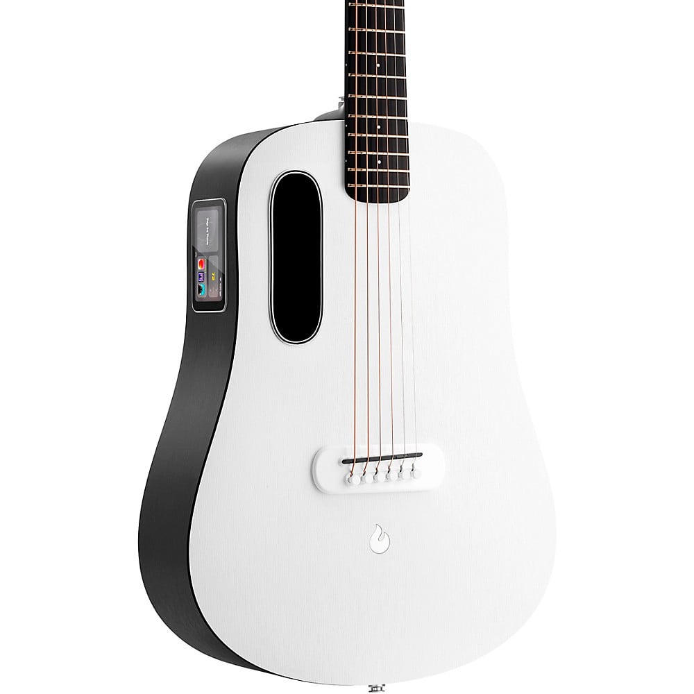 LAVA MUSIC ME PLAY 36" Acoustic-Electric Guitar, Nightfall-Frost White ...