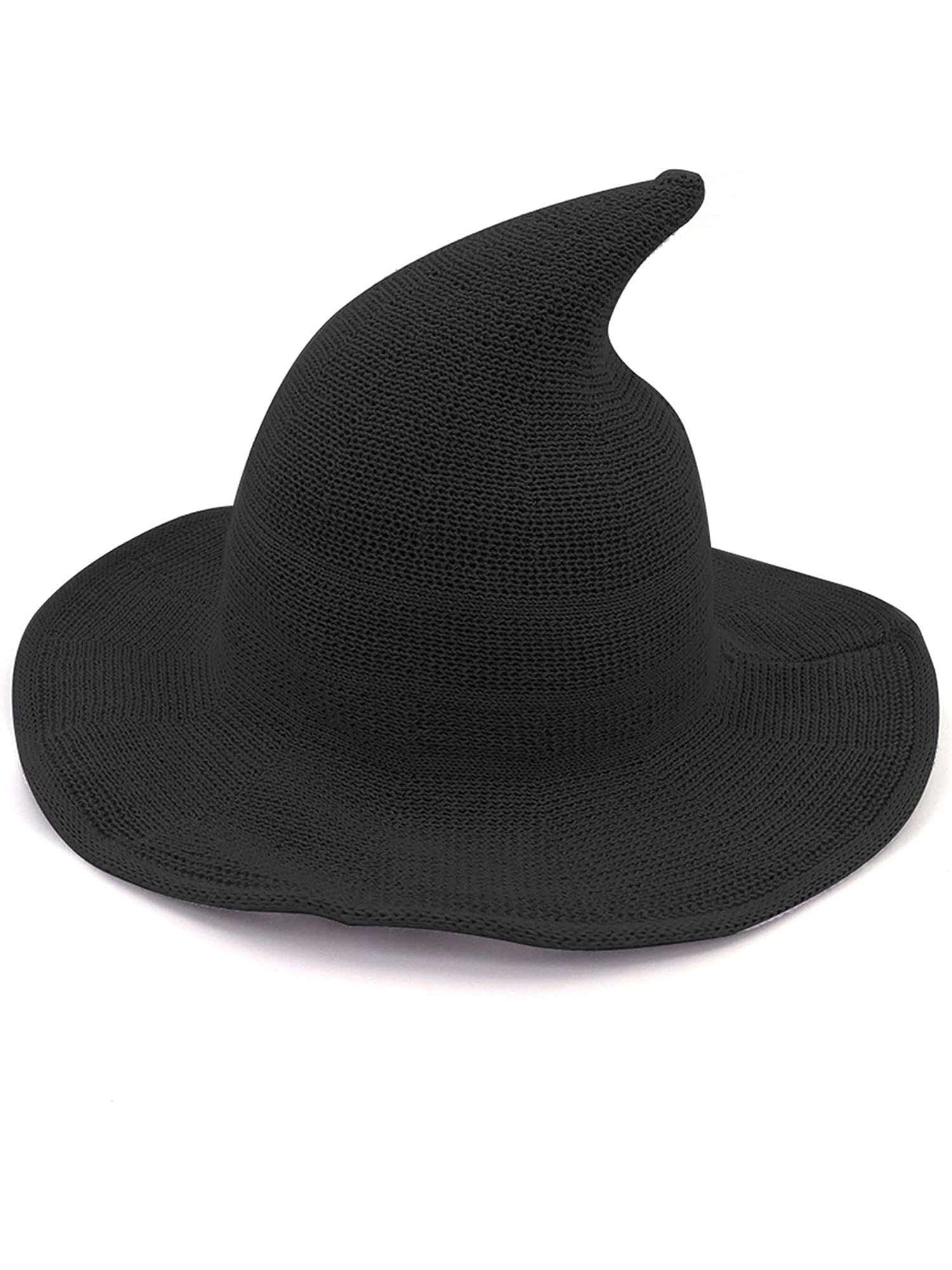 LAVA Modern Witch Hat Wool Knitted Halloween Witch Hats for Masquerade ...
