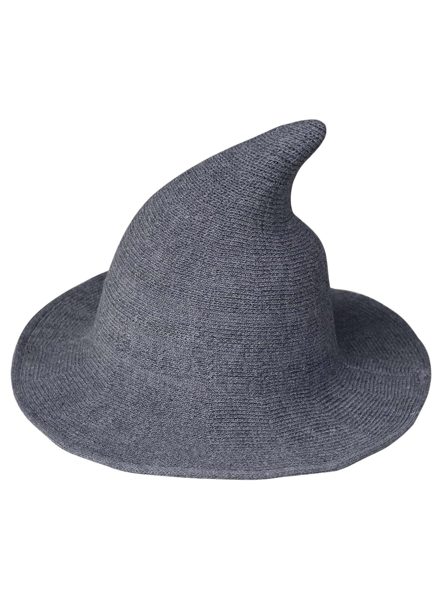 LAVA Modern Witch Hat Wool Knitted Halloween Witch Hats for Masquerade ...