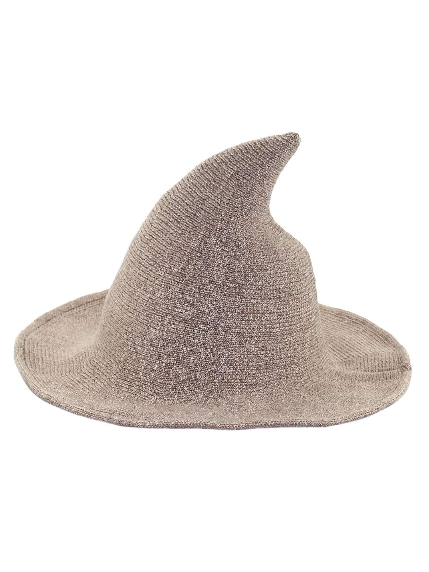 LAVA Modern Witch Hat Wool Knitted Halloween Witch Hats for Masquerade ...