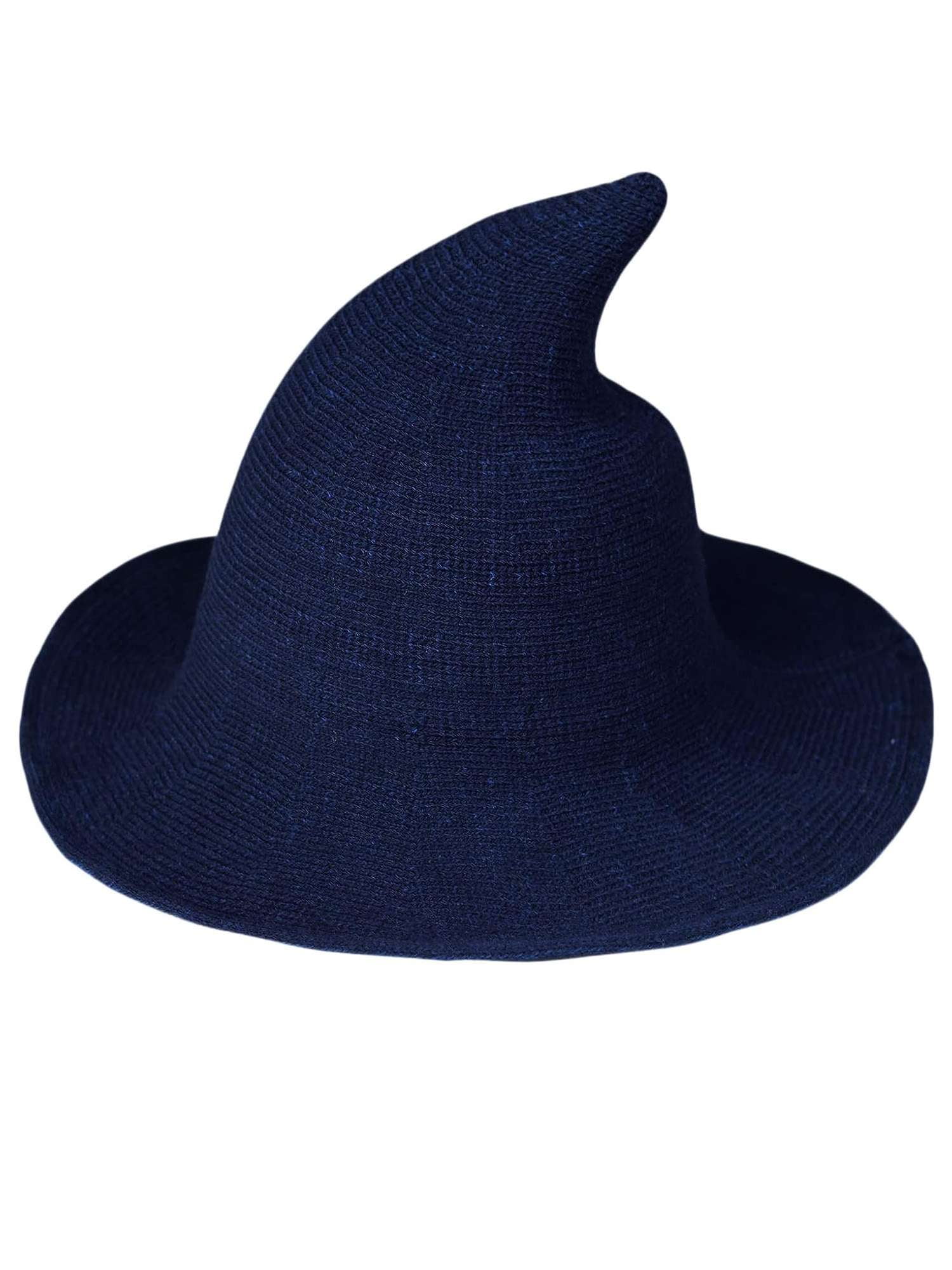 LAVA Modern Witch Hat Wool Knitted Halloween Witch Hats for Masquerade ...