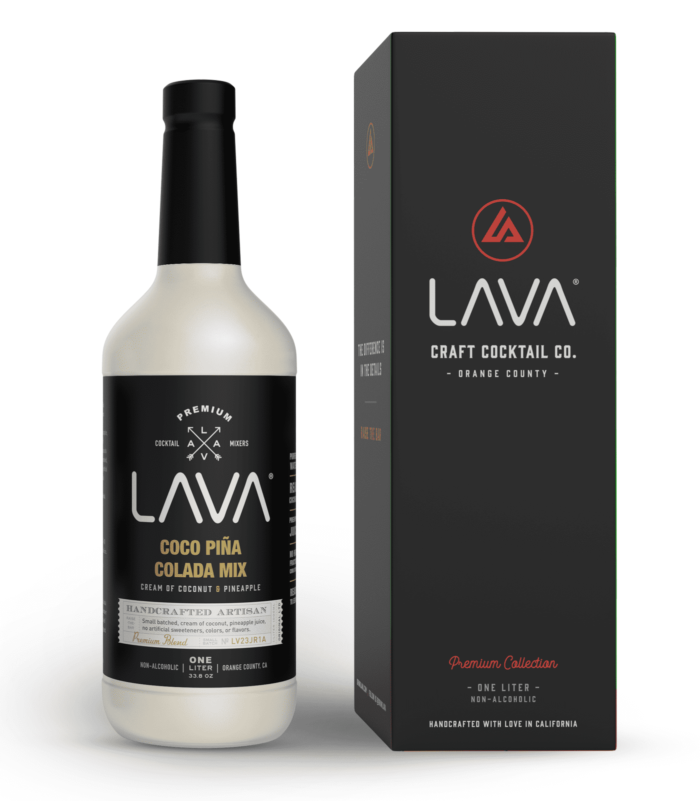 LAVA Premium Coco Pina Colada Cocktail Mixer, Cream of Coconut & Real ...