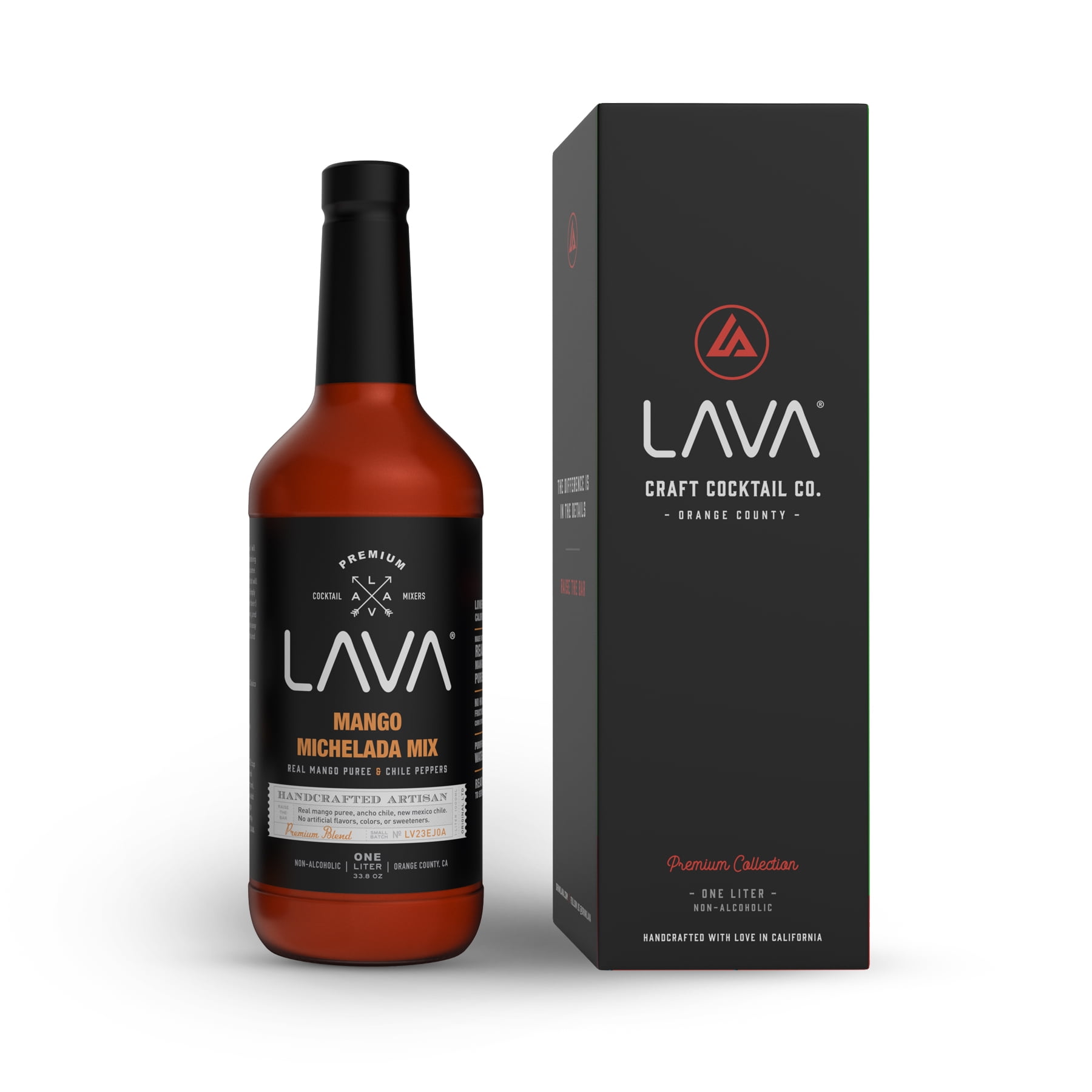 LAVA Premium Mango Michelada Mix Made With Real Mango Puree, Ancho ...