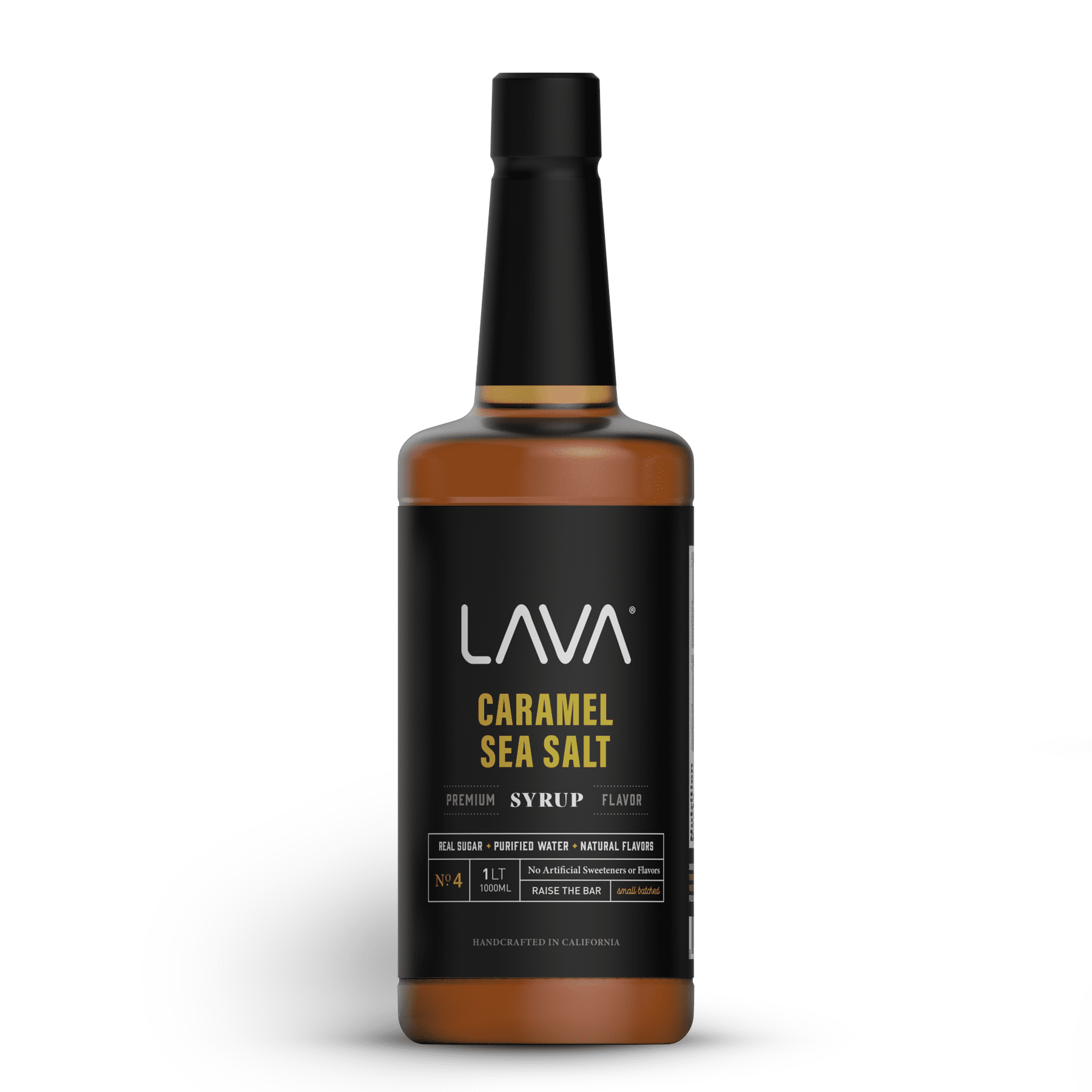 LAVA Premium Salted Caramel Sea Salt Syrup, Salted Caramel Coffee ...