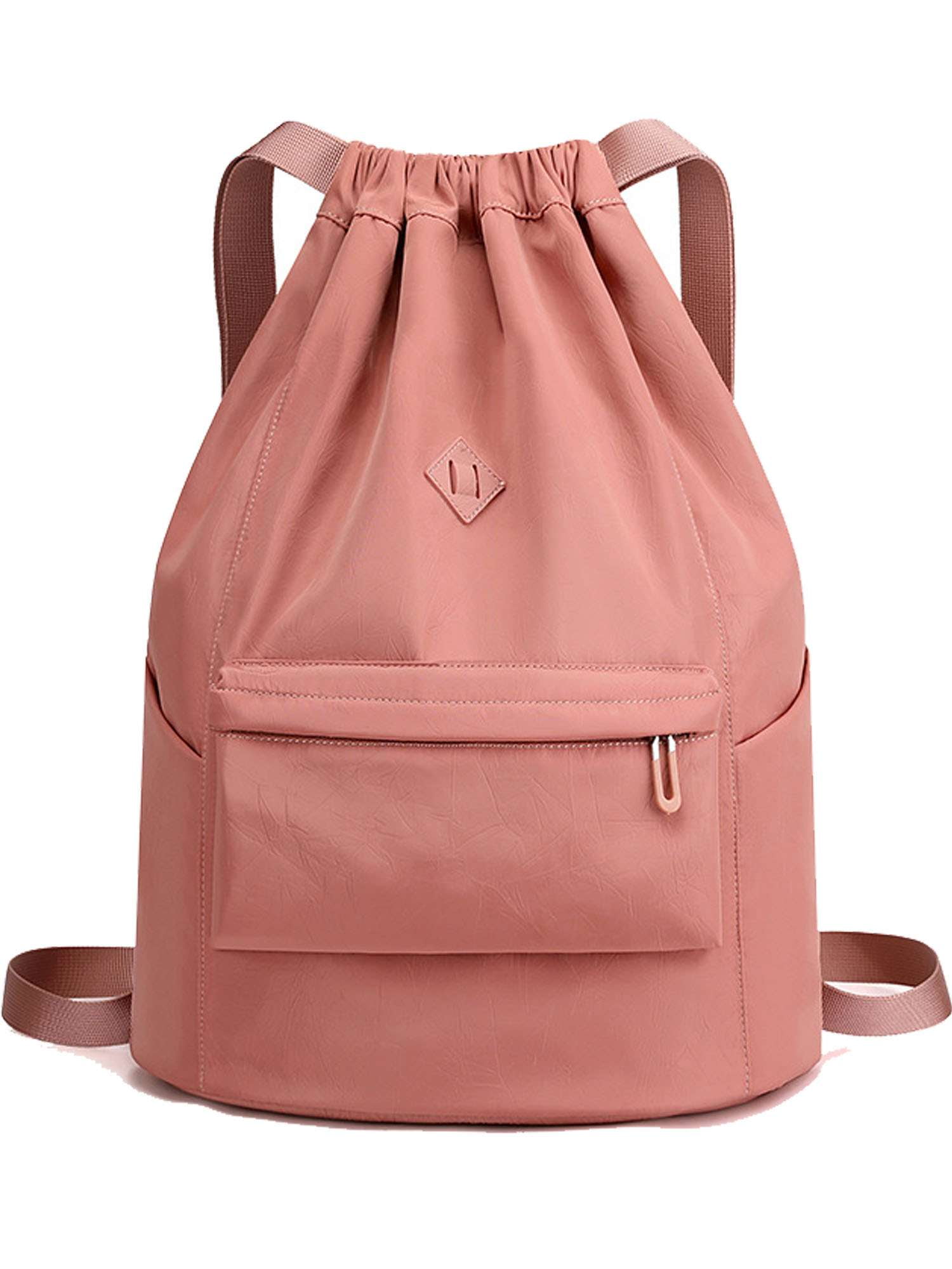 LAVA Waterproof Drawstring Backpack for Women Men Nylon Sports ...
