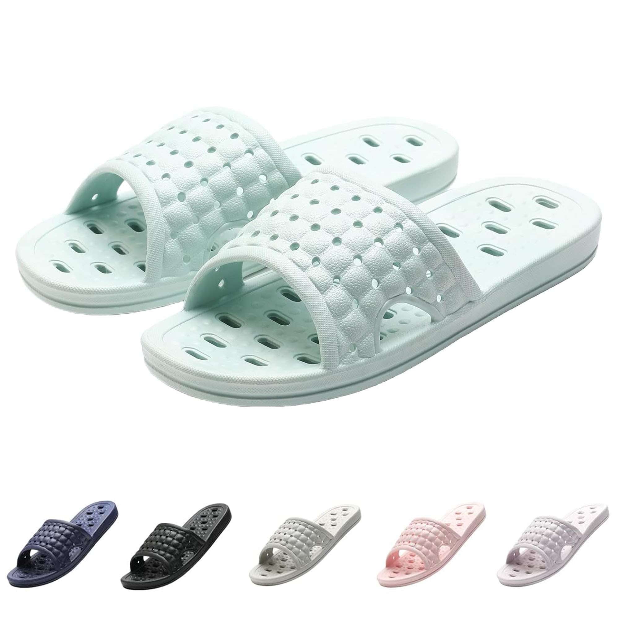 LAVA Women Men Shower Shoes Quick Drying Non Slip Bath Slippers Shower ...