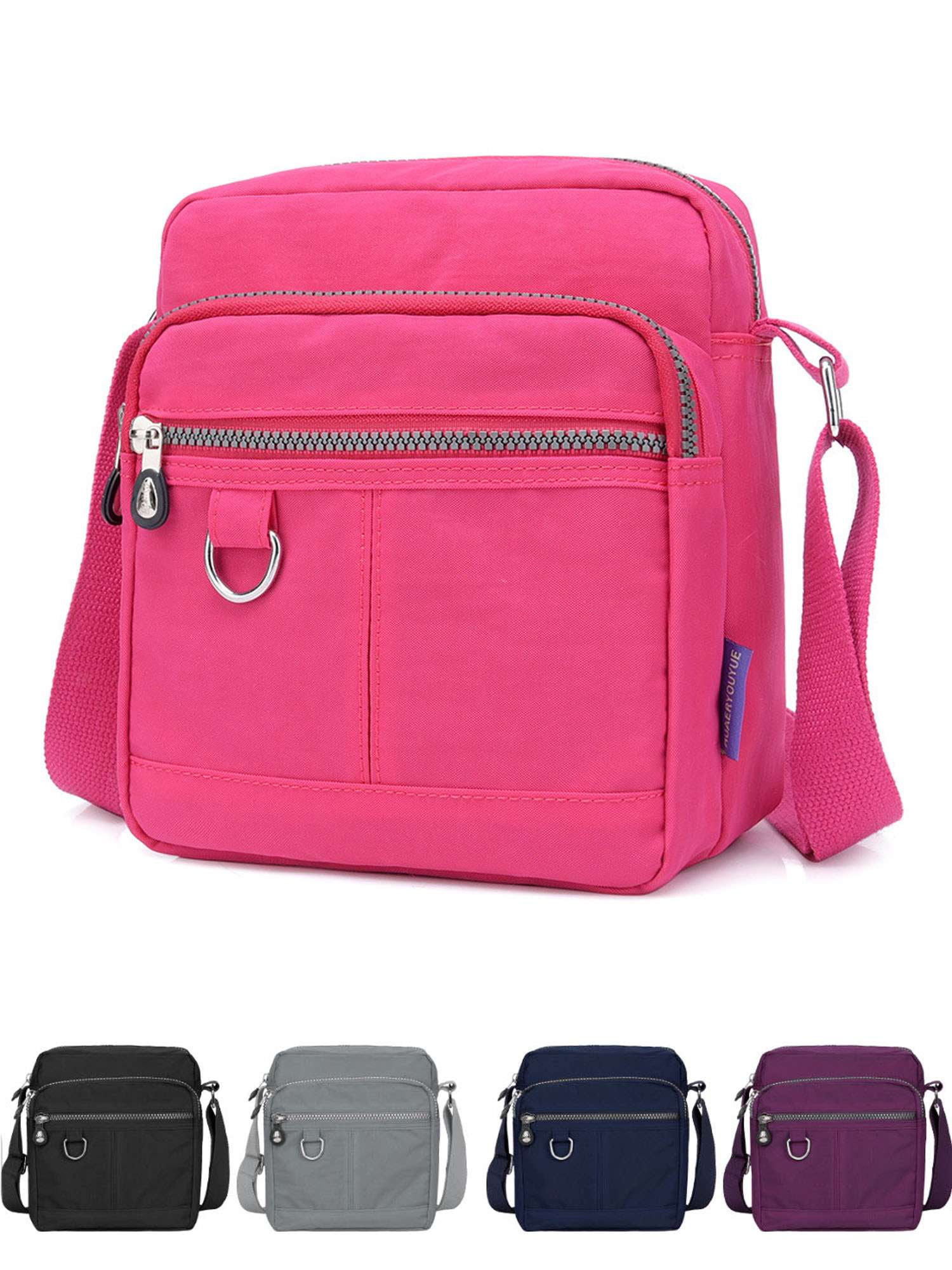 LAVA Women Waterproof Crossbody Purse Nylon Shoulder Handbag Messenger ...