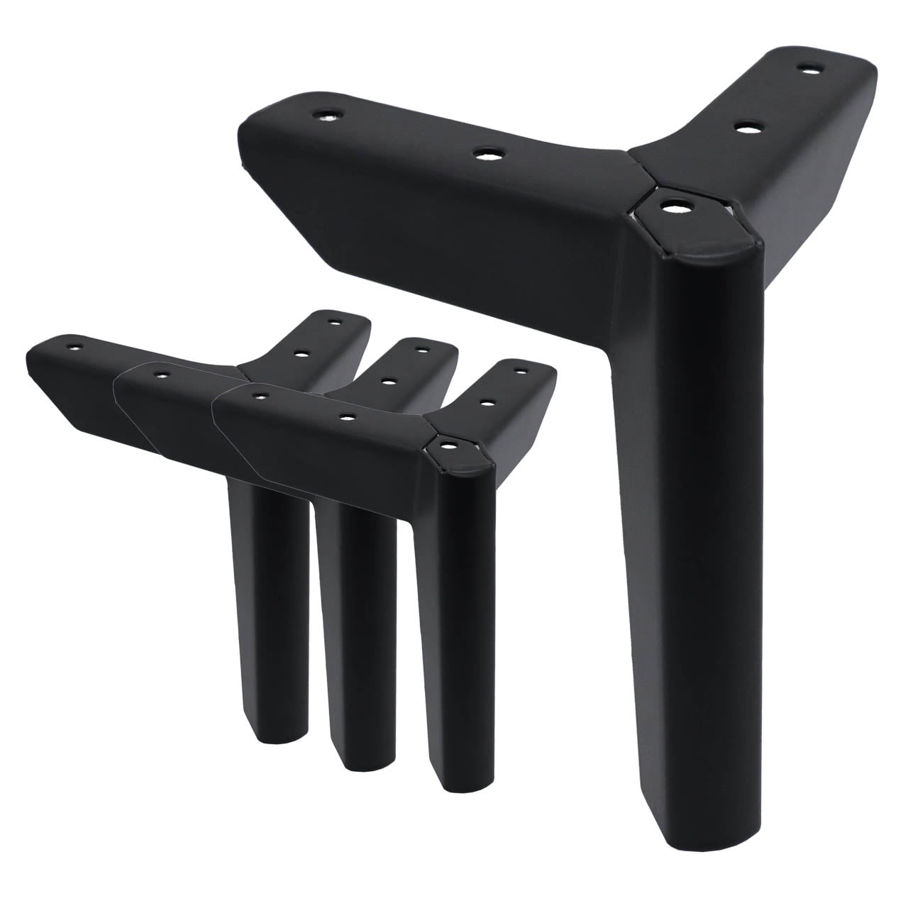 LAVANE 5 Inch / 12 cm Metal Furniture Legs, Set of 4 Modern Iron ...