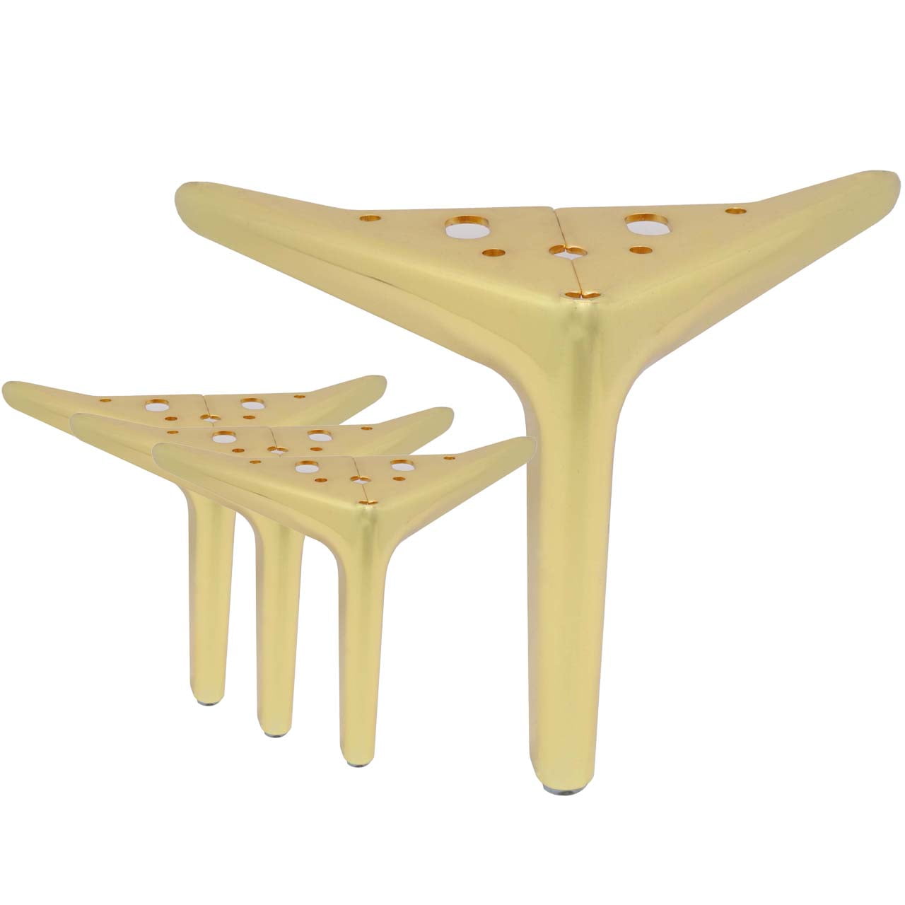 LAVANE 5 Inch / 12 cm Metal Furniture Legs, Set of 4 Modern Iron ...