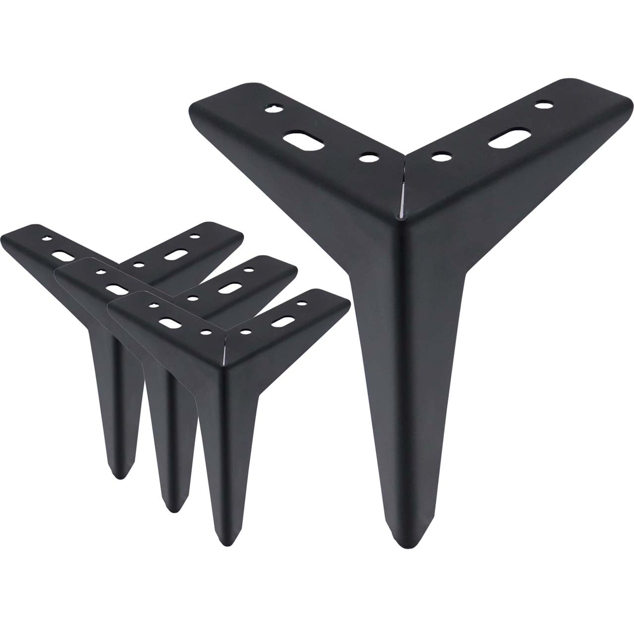 LAVANE 7 Inch / 17 cm Metal Furniture Legs, Set of 4 Modern Iron ...
