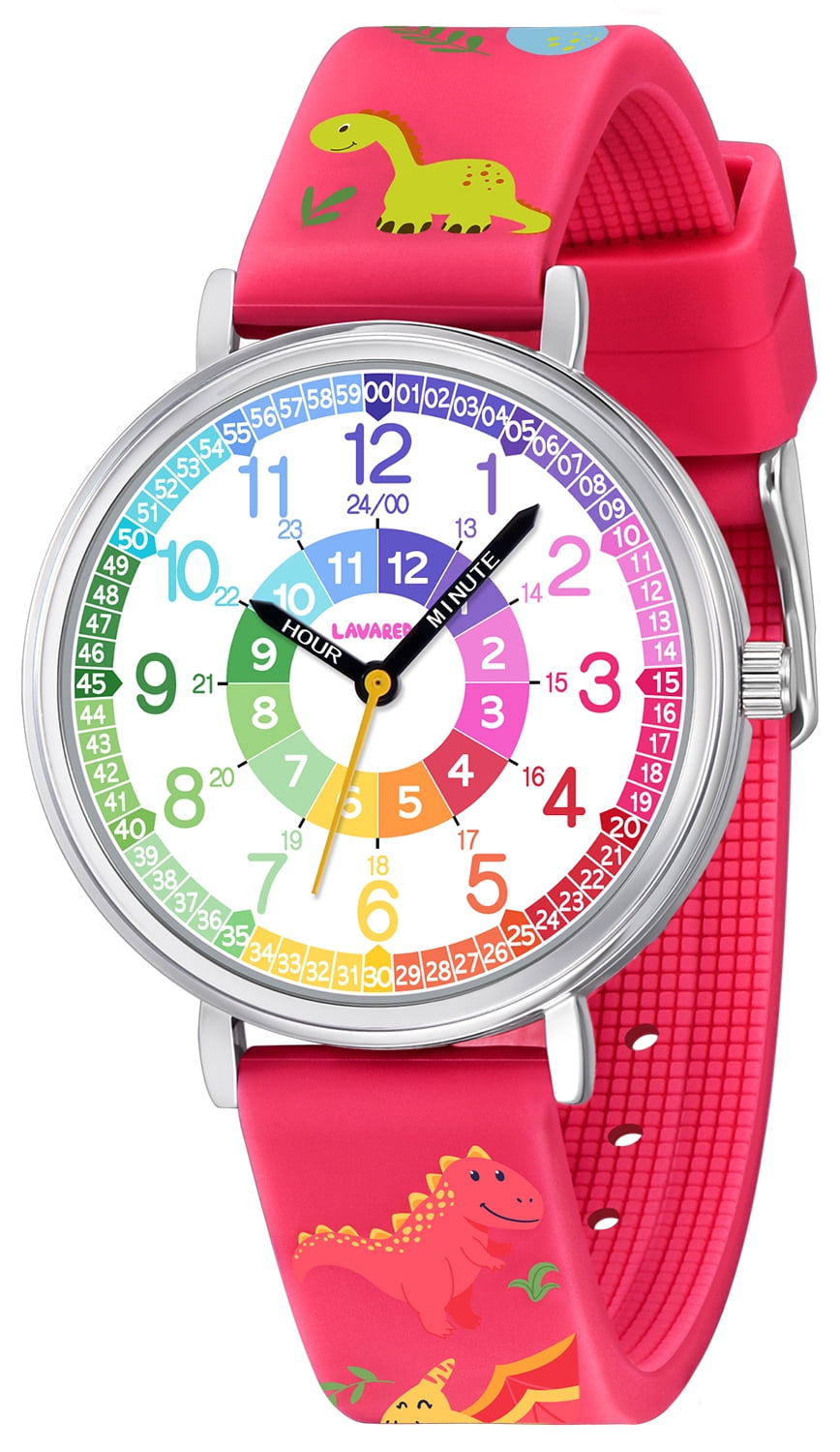 LAVAREDO Watches For Girl,3D Cartoon Waterproof Watch Rainbow Dial ...