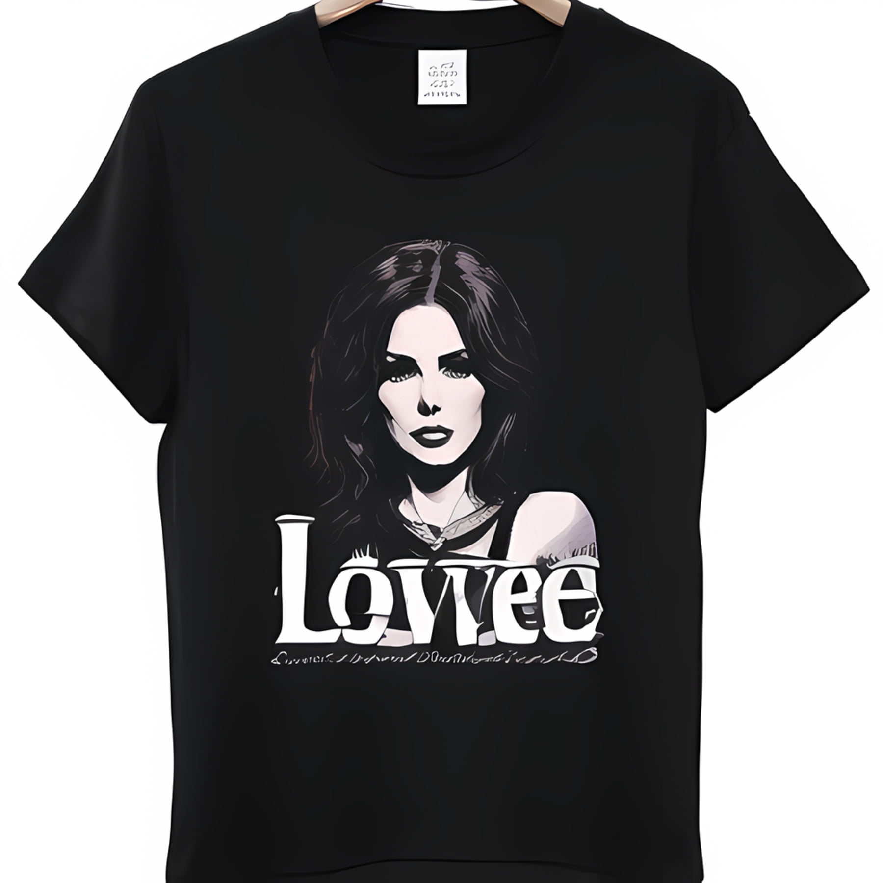 LAVEE Eiza Gonzalez t Black T-Shirt Trendy Elegant Design Inspired by ...