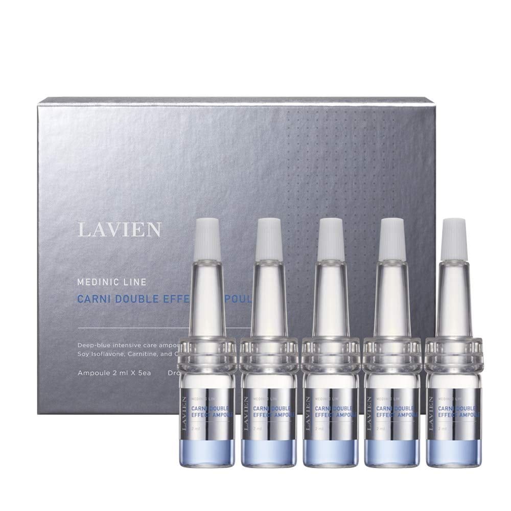 LAVIEN Medinic Line Carni Double Effect Ampoule - Concentrated Ampoule with Soy Isoflavone ...