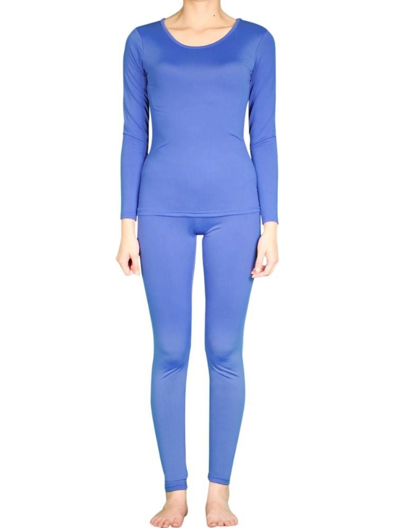 LAVRA Women's Fleece Lined Thermal Underwear | Heat Locking Long Johns ...
