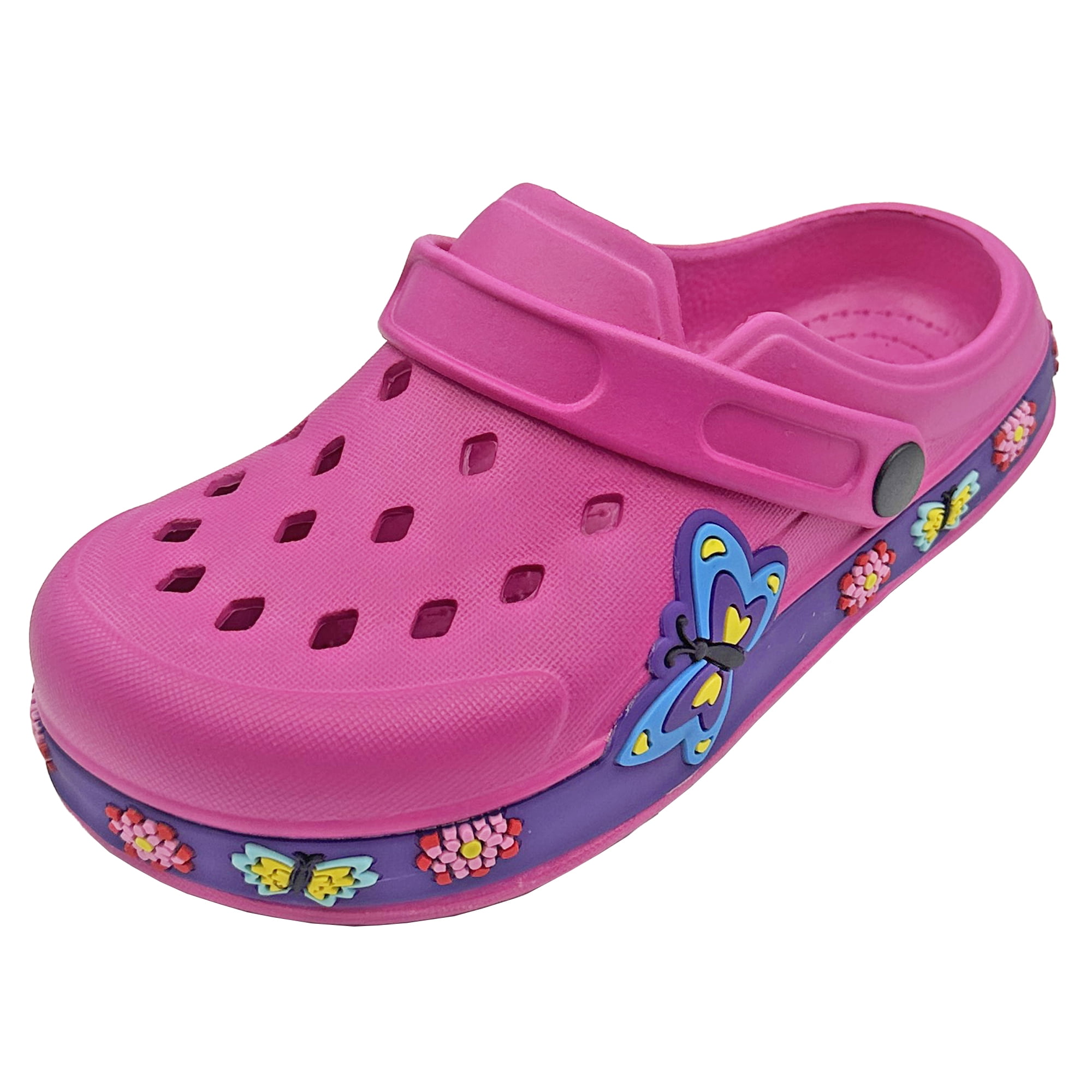 LAVRA Girl's Clogs Childrens Rubber Slip On Big Kid Garden Sandals ...