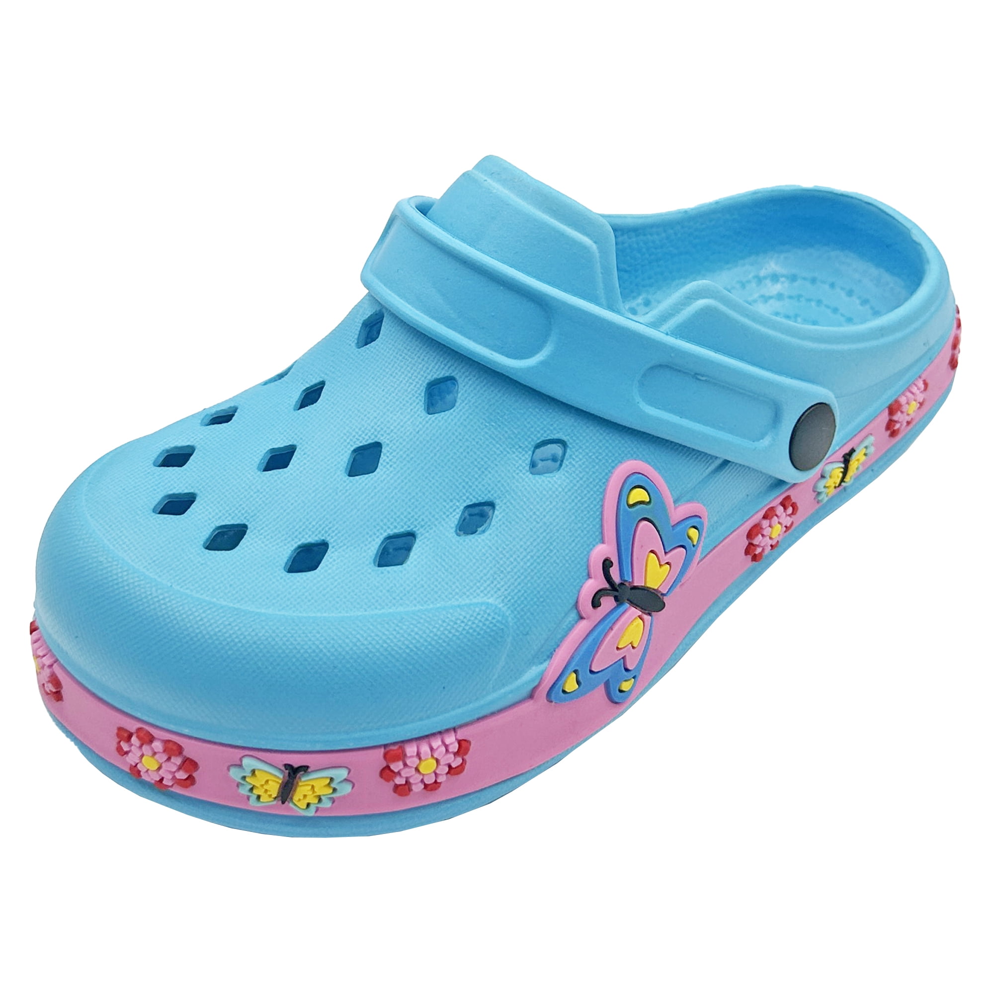 LAVRA Girl's Clogs Childrens Rubber Slip On Big Kid Garden Sandals ...