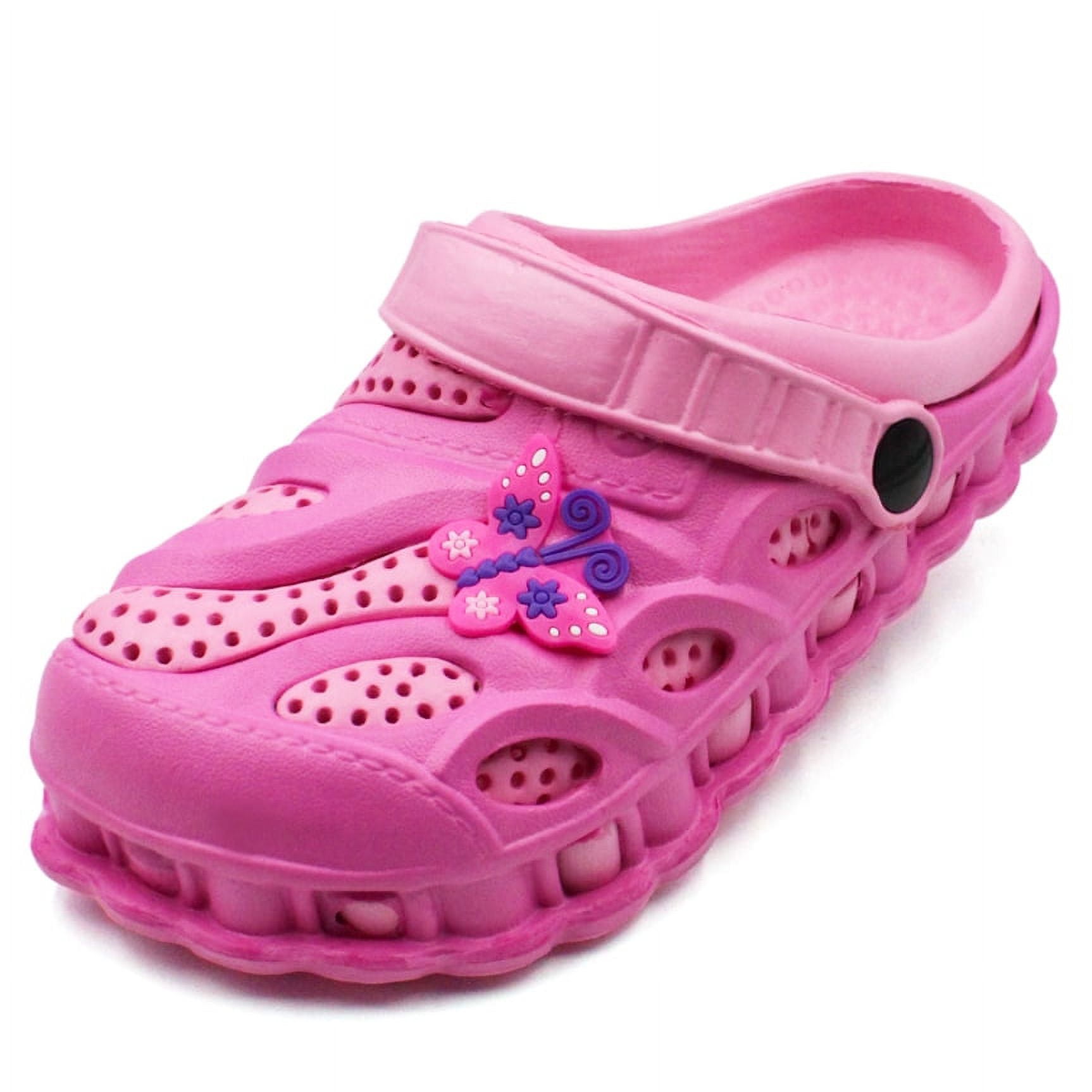 LAVRA Girl's Clogs Childrens Rubber Slip On Big Kid Garden Sandals ...