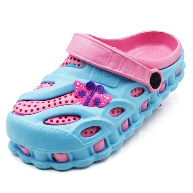 LAVRA Girl's Clogs Childrens Rubber Slip On Big Kid Garden Sandals ...