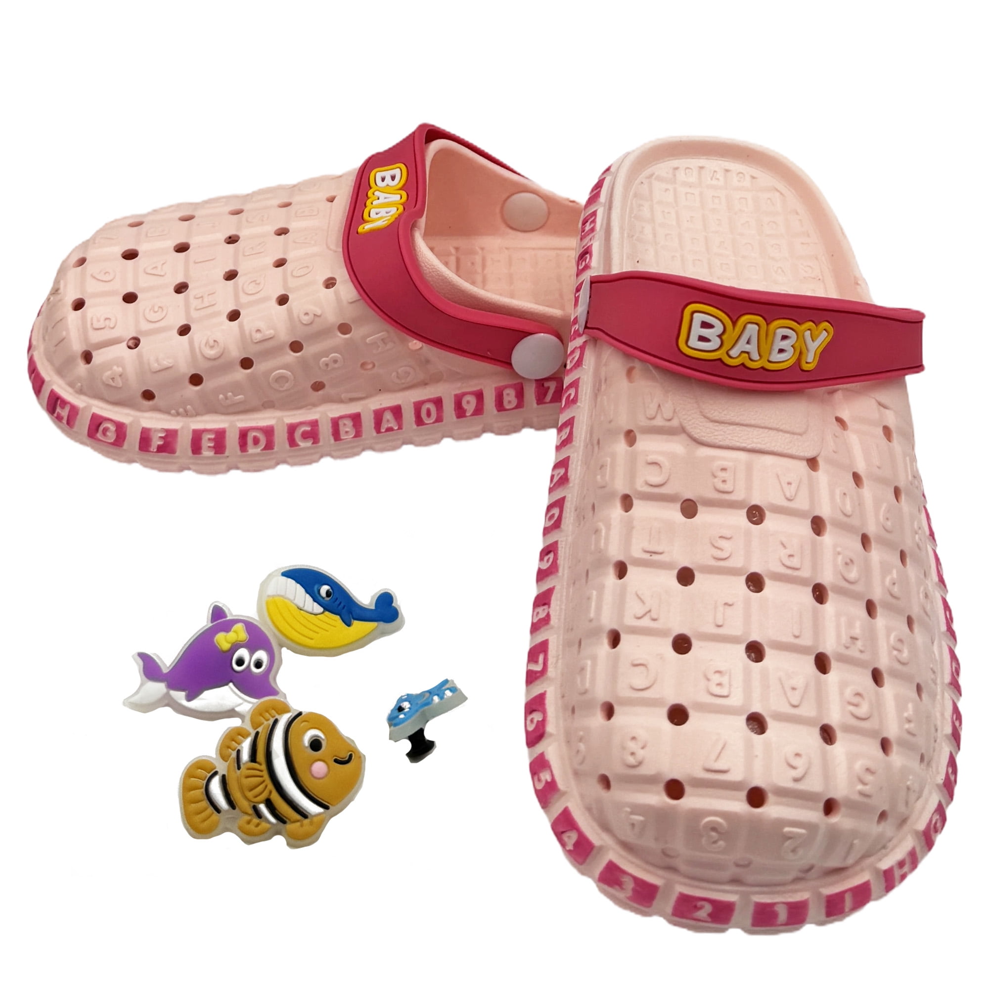 LAVRA Girl's Clogs Childrens Rubber Slip On Big Kid Garden Sandals ...