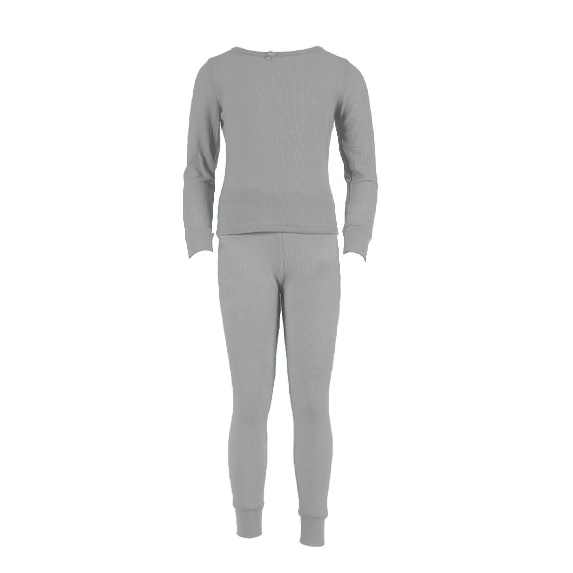 LAVRA Girl’s Cotton Thermal Sets | Fleece Lined Long John Pajama & Underwear | Waffle Knit Top ...