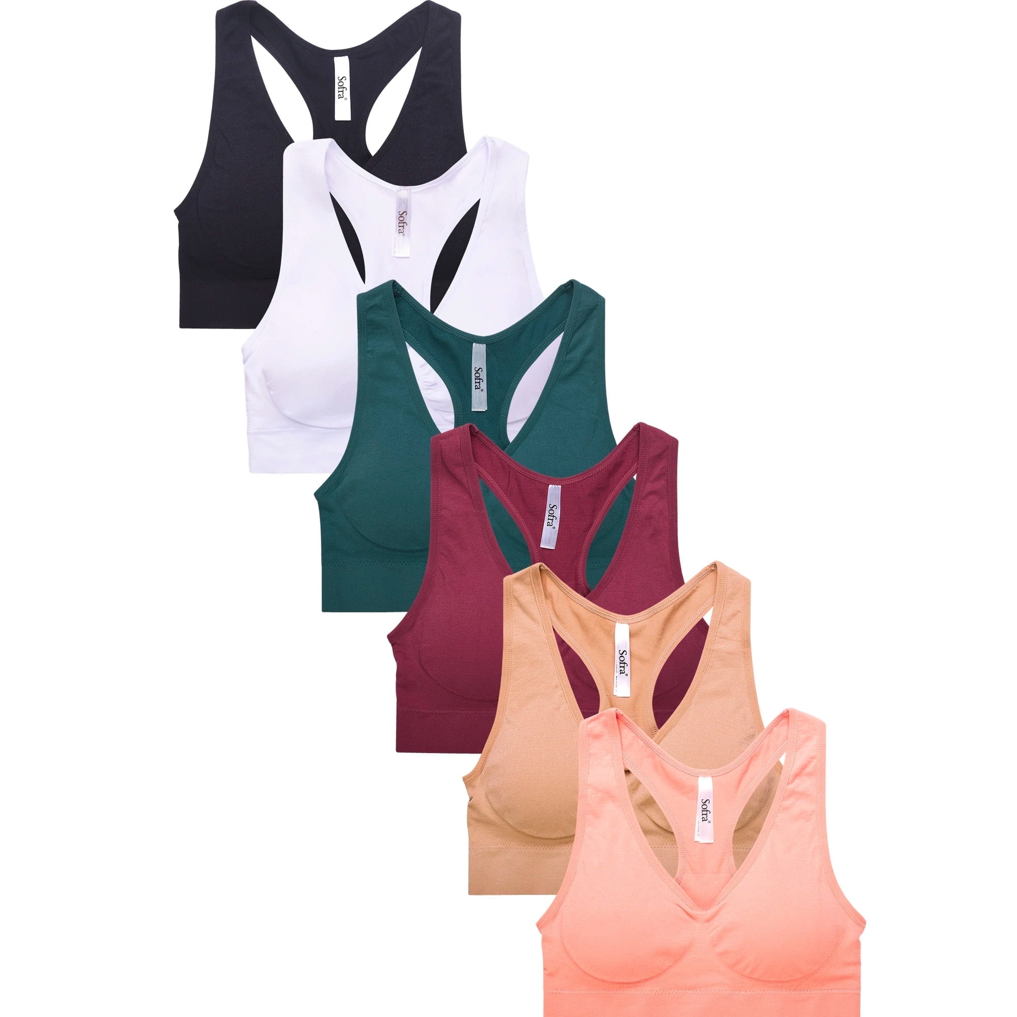 LAVRA Sports Bras For Women | Comfortable Yoga Gym Fitness Wirefree Bra ...