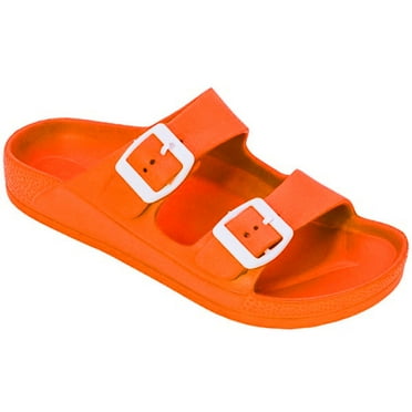 SNJ Women's Lightweight Comfort Soft Slides EVA Adjustable Double ...