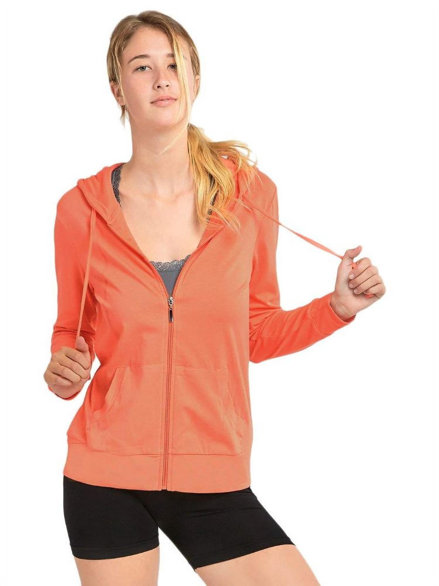 LAVRA Women's Athletic Zip Up Hoodie Light Weight Exercise Jacket ...