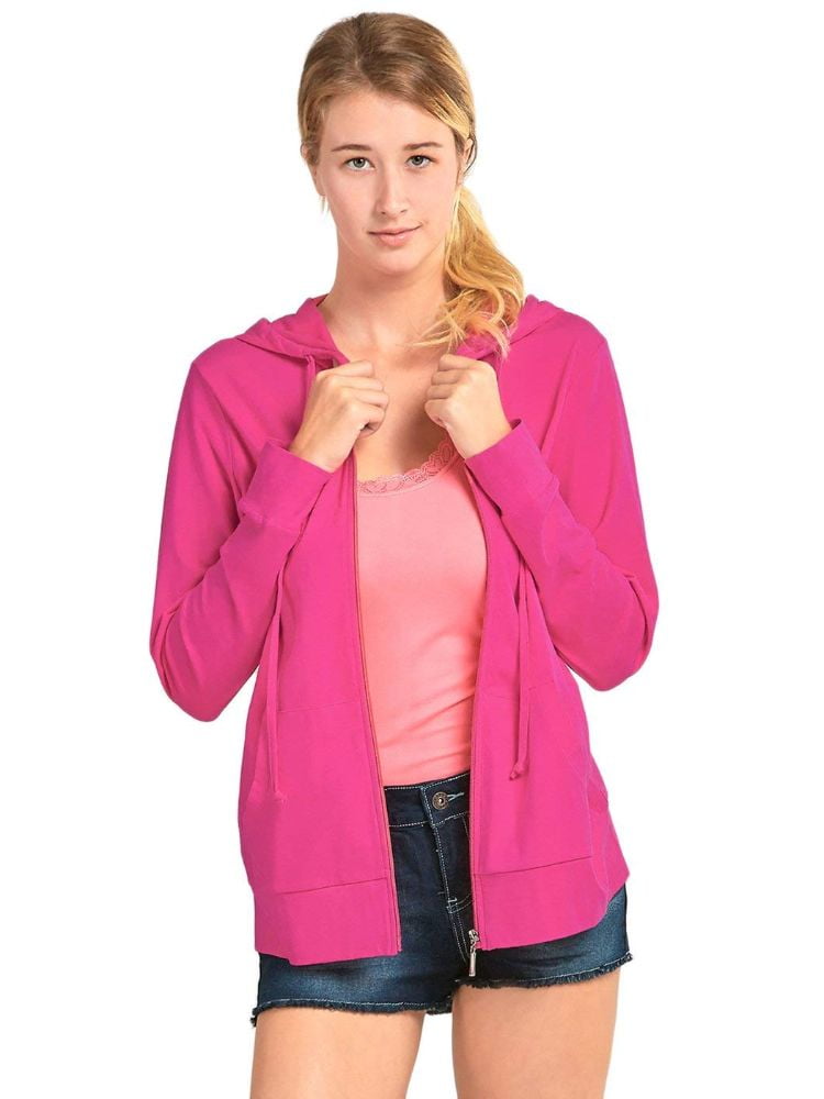 LAVRA Women's Athletic Zip Up Hoodie Light Weight Exercise Jacket ...