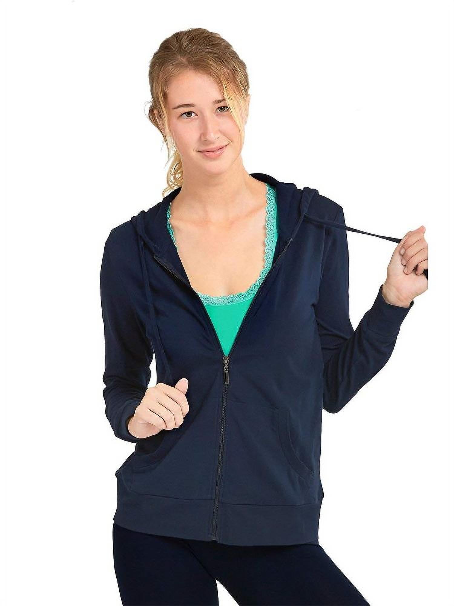 LAVRA Women's Athletic Zip Up Hoodie Light Weight Exercise Jacket ...