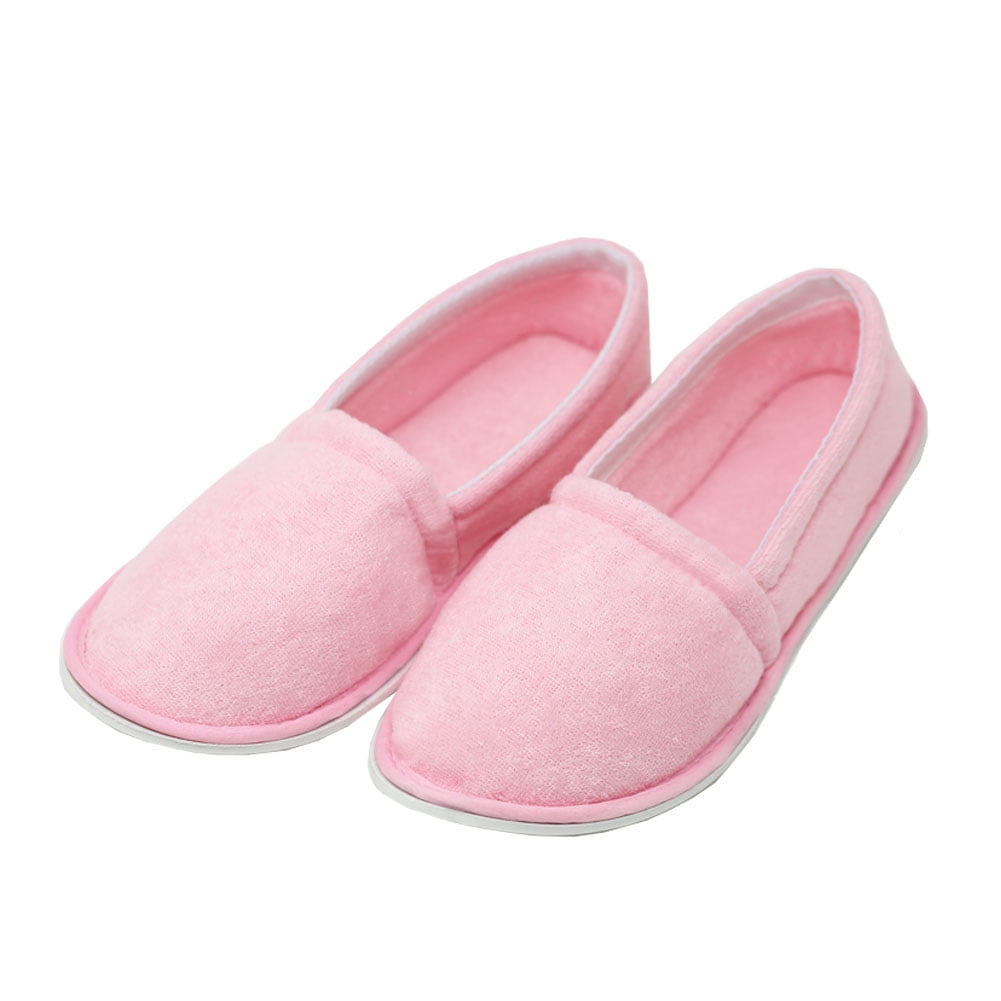 LAVRA Women's Comfy Terry Cloth Bedroom Slippers - Walmart.com