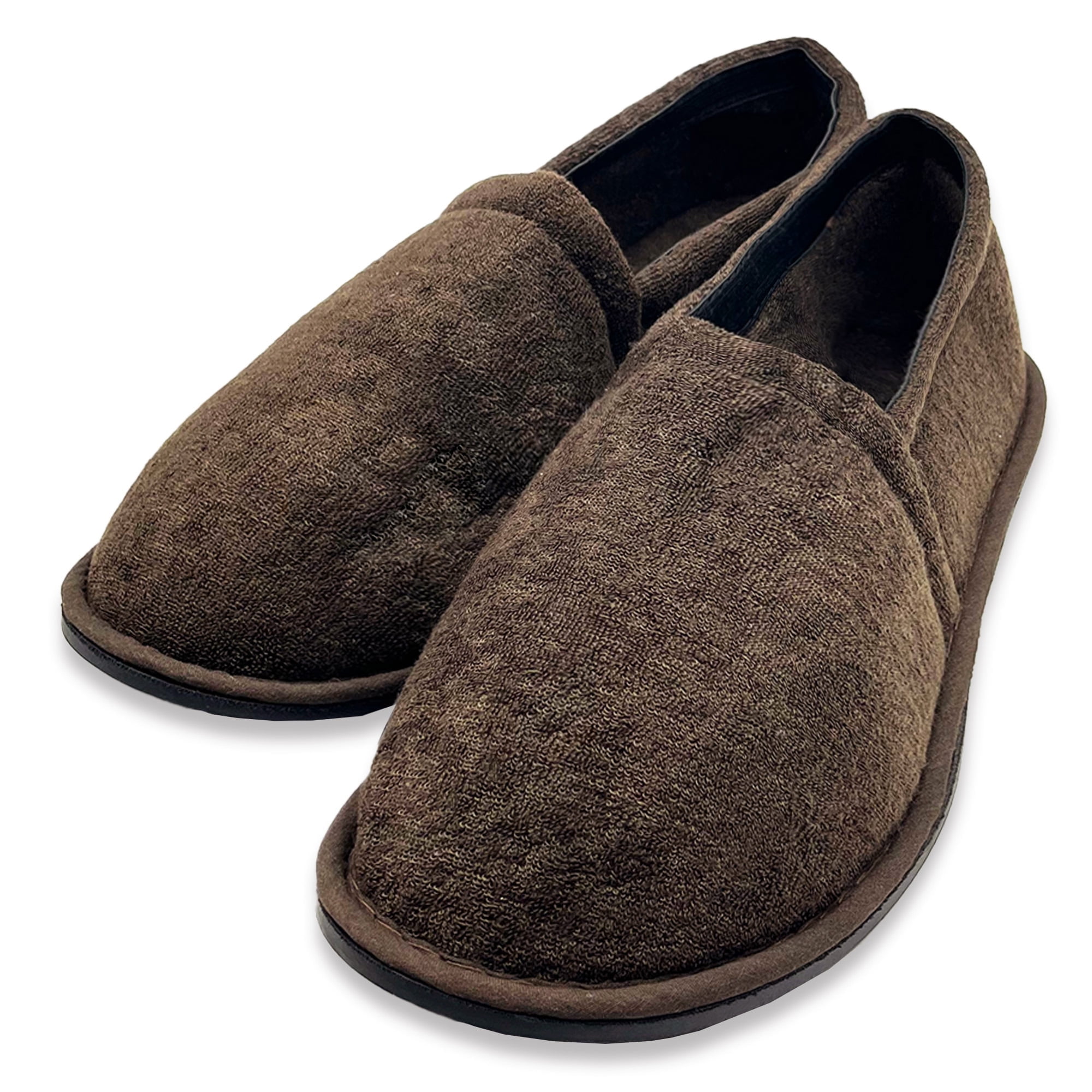 LAVRA Women's Comfy Terry Cloth Bedroom Slippers - Walmart.com