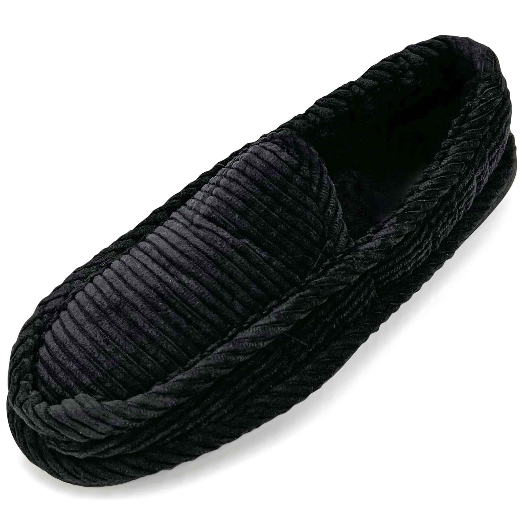 LAVRA Women's Corduroy slippers Moccasin House Shoes Bedroom Loafers ...
