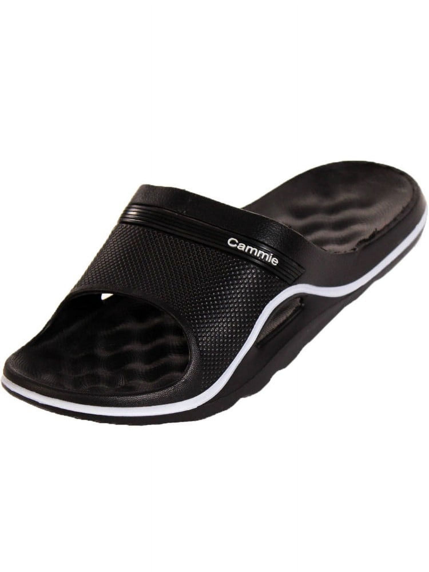 LAVRA Women's Cushion Slip On Sport Water Slide Sandals - Walmart.com