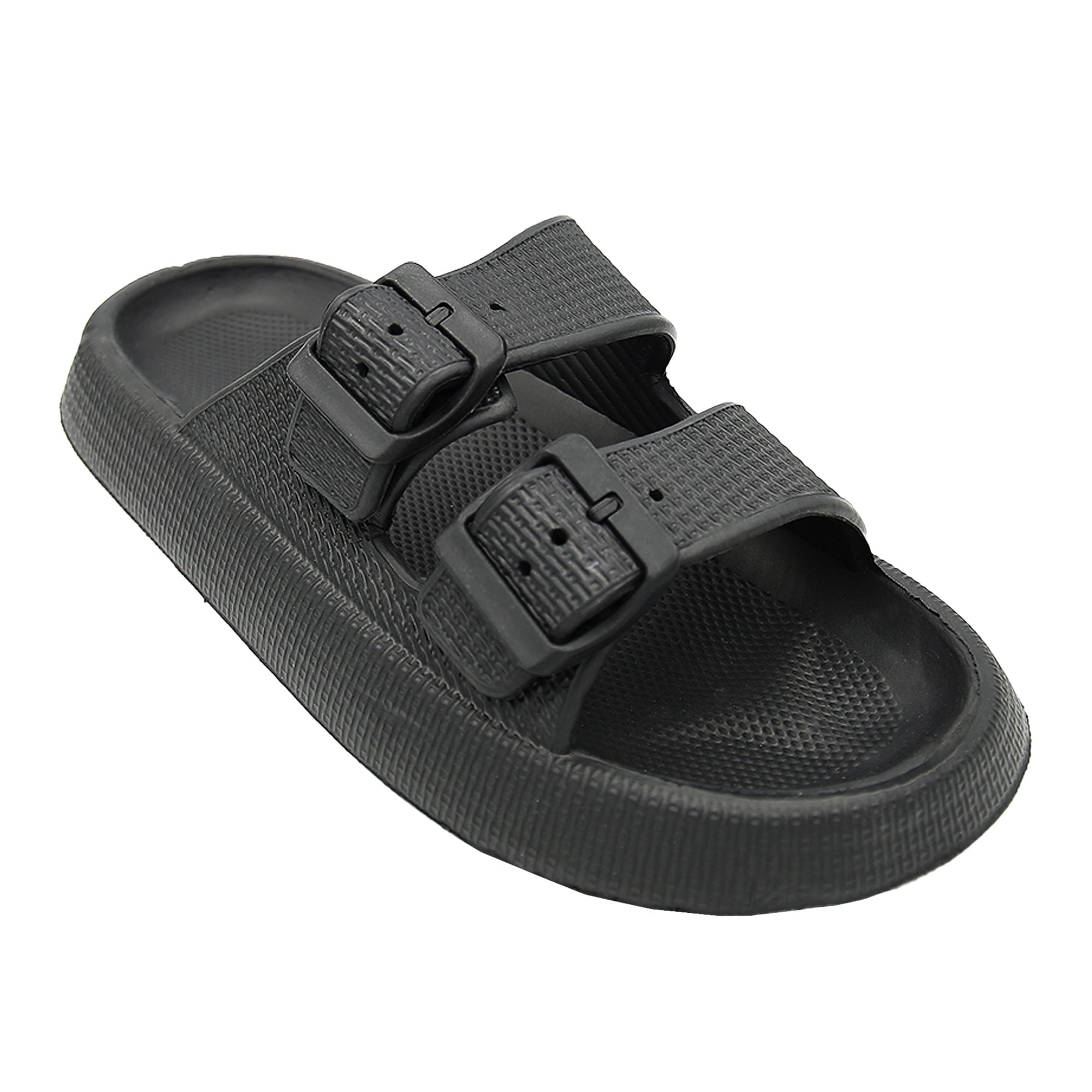 LAVRA Women's Cushion Slip On Sport Water Slide Sandals - Walmart.com