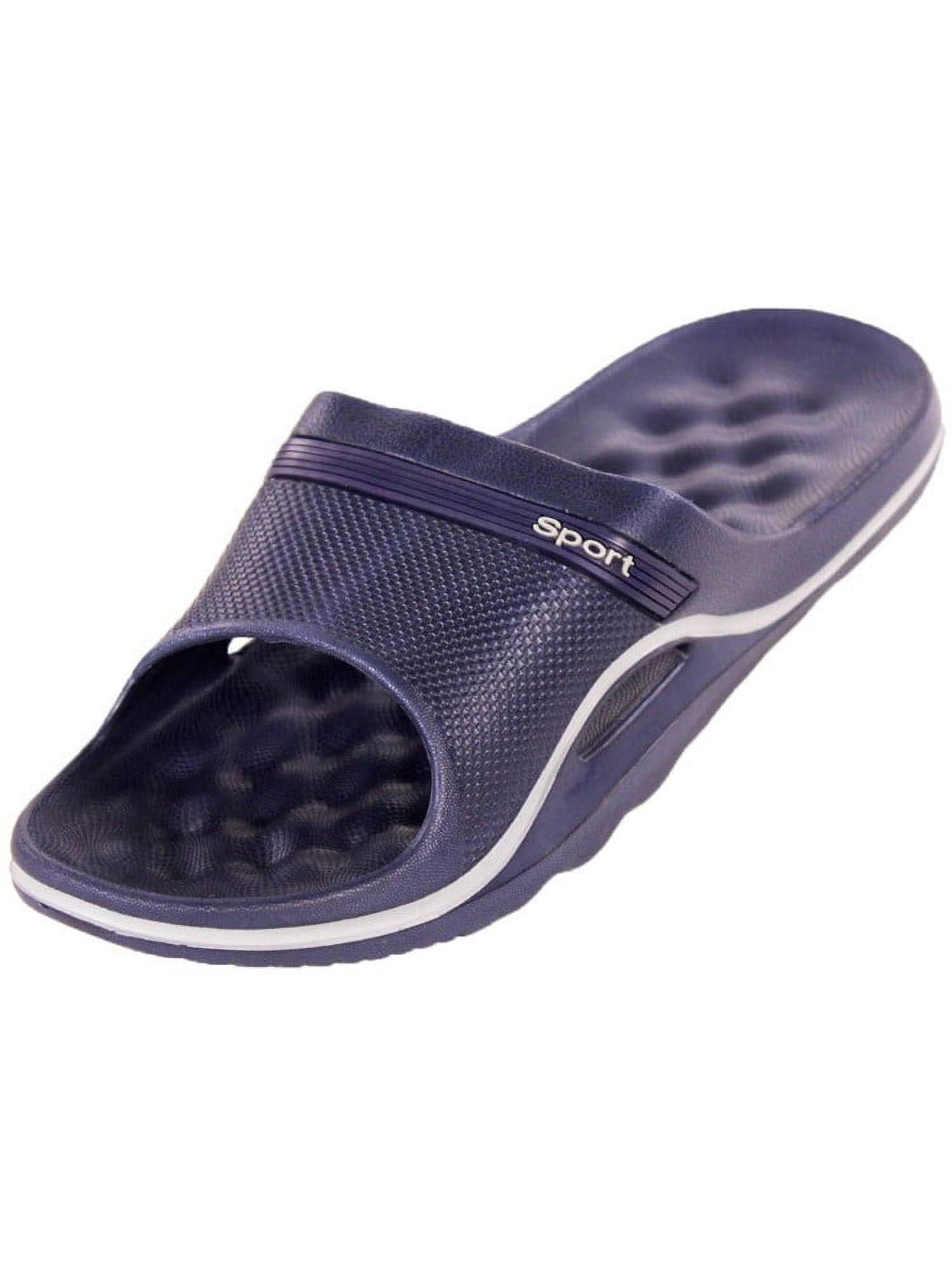 LAVRA Women's Cushion Slip On Sport Water Slide Sandals - Walmart.com