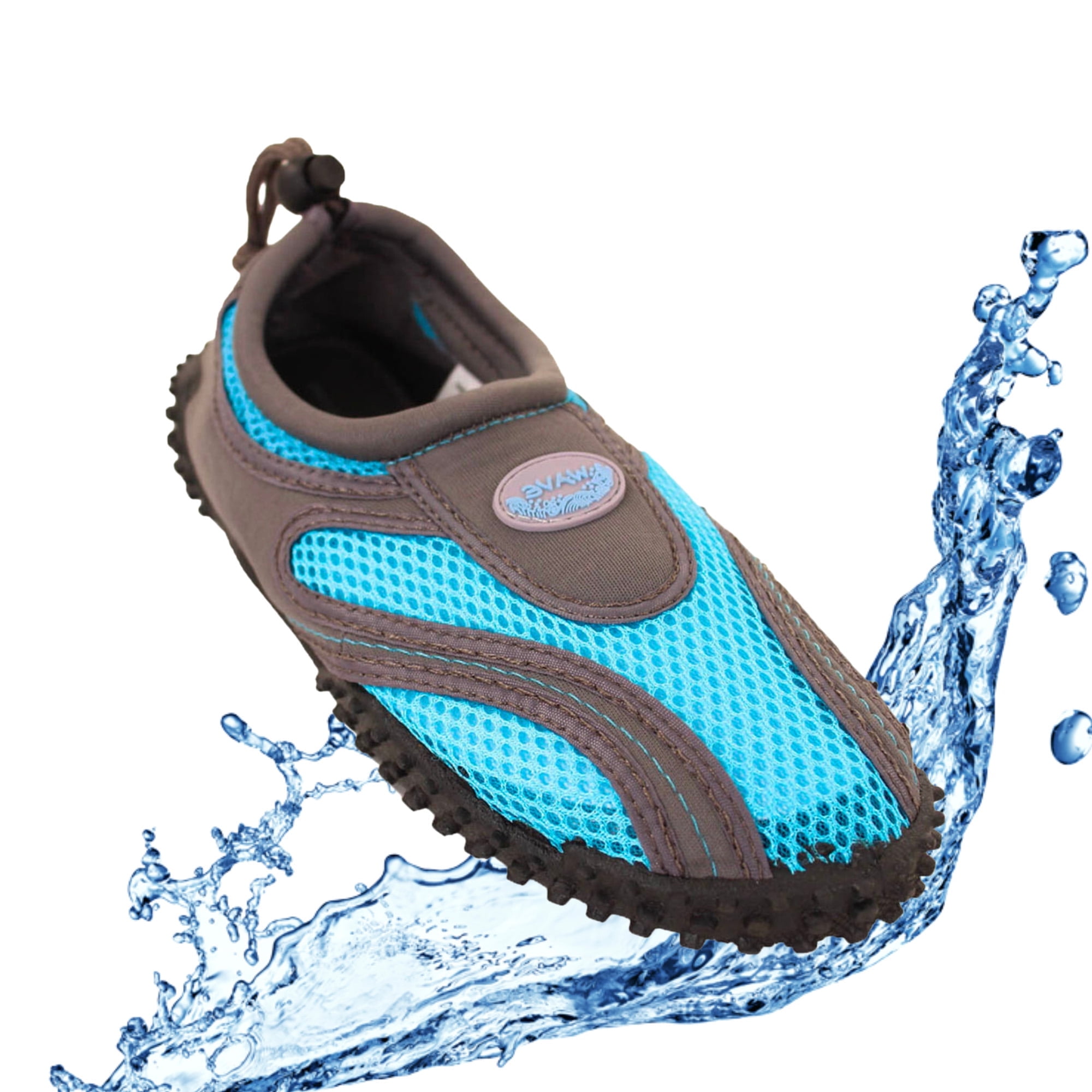 LAVRA Women's Drawstring Aqua Sock Adjustable Water Shoe Beach Slip On ...