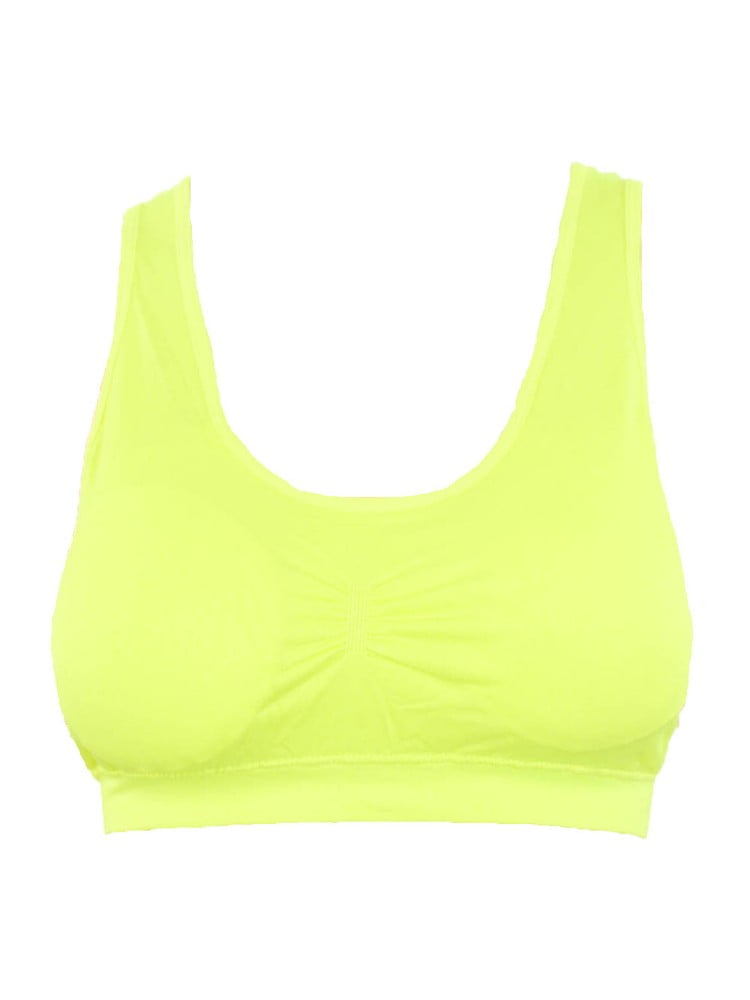 LAVRA Women's Padded Racerback Sports Bra - Walmart.com