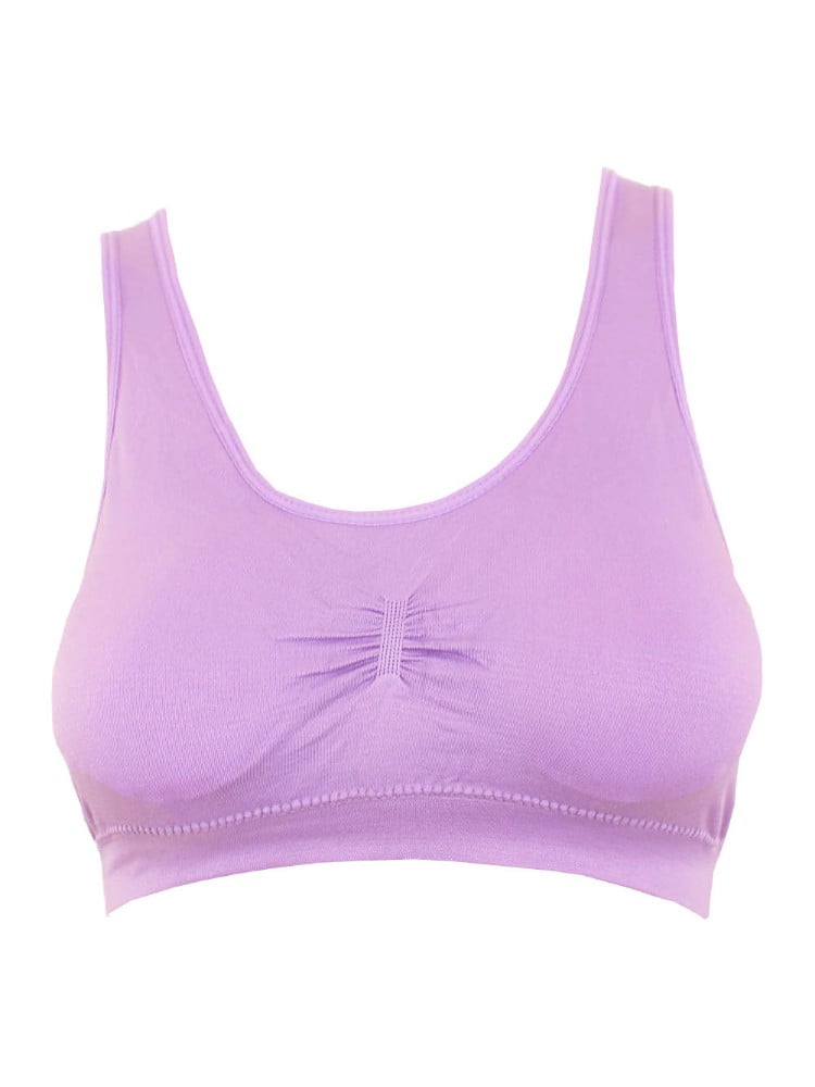 LAVRA Women's Padded Racerback Sports Bra - Walmart.com