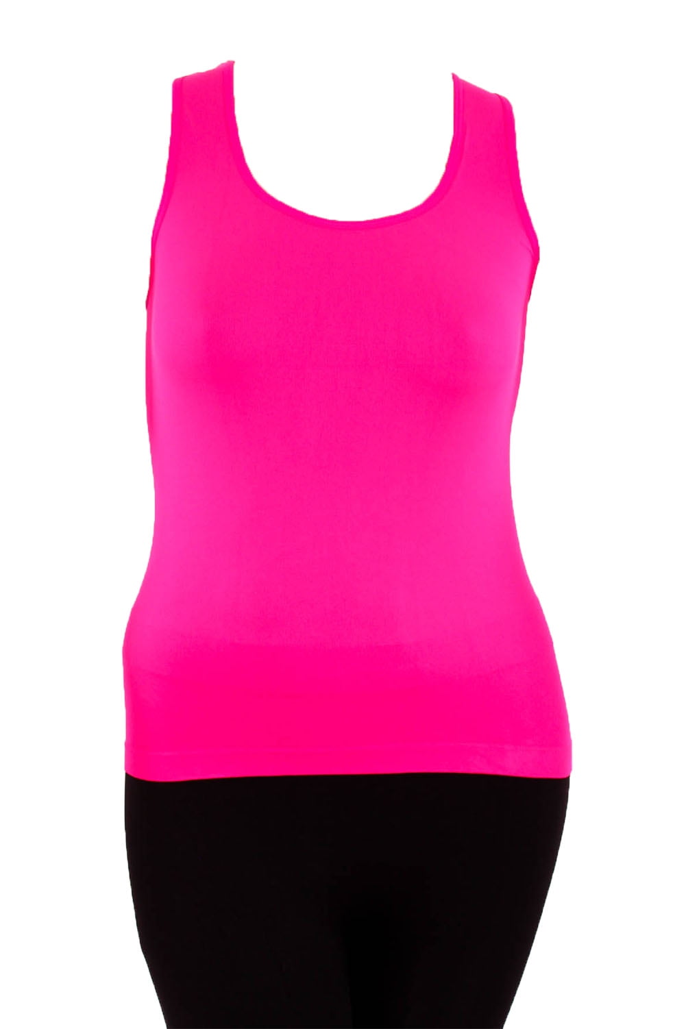 LAVRA Women's Plus Size Racerback Stretch Tank Top - Walmart.com