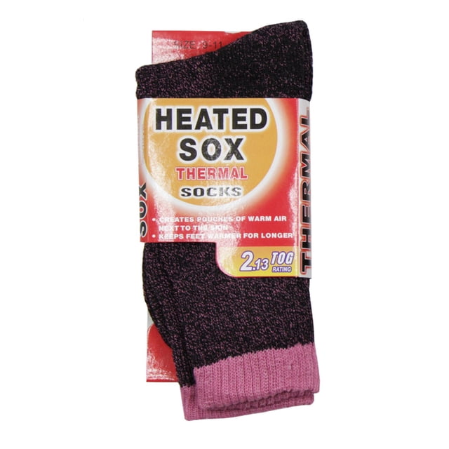 LAVRA Women's Size 9-11 Thermal Socks, Adult Long Thick Cold Weather, 1 ...