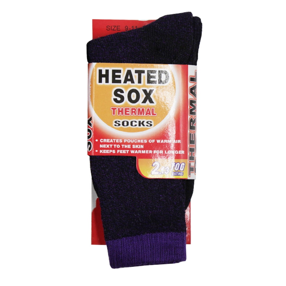 LAVRA Women's Long Thick Ankle Thermal Socks Size 9-11, Warm Winter ...