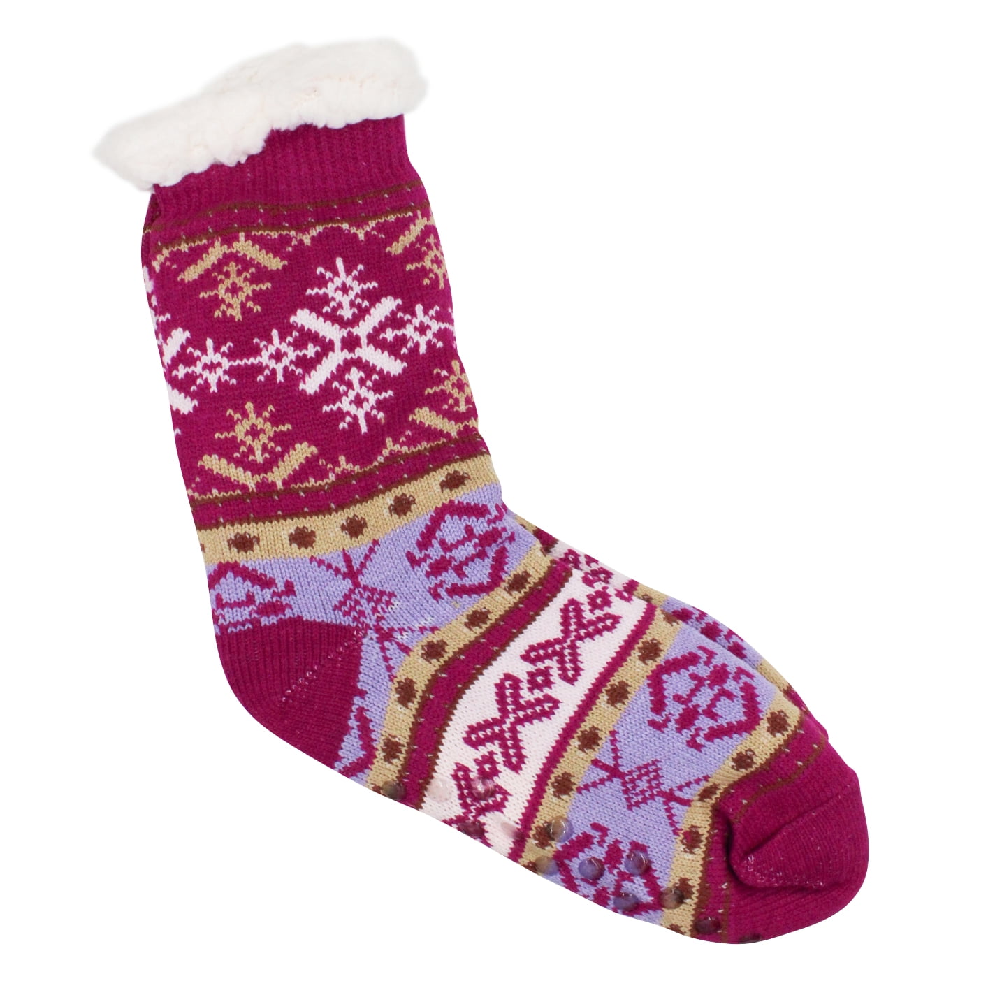 LAVRA Women's Winter Sherpa Socks Plush Fleece Lined Chirstmas Stocking ...